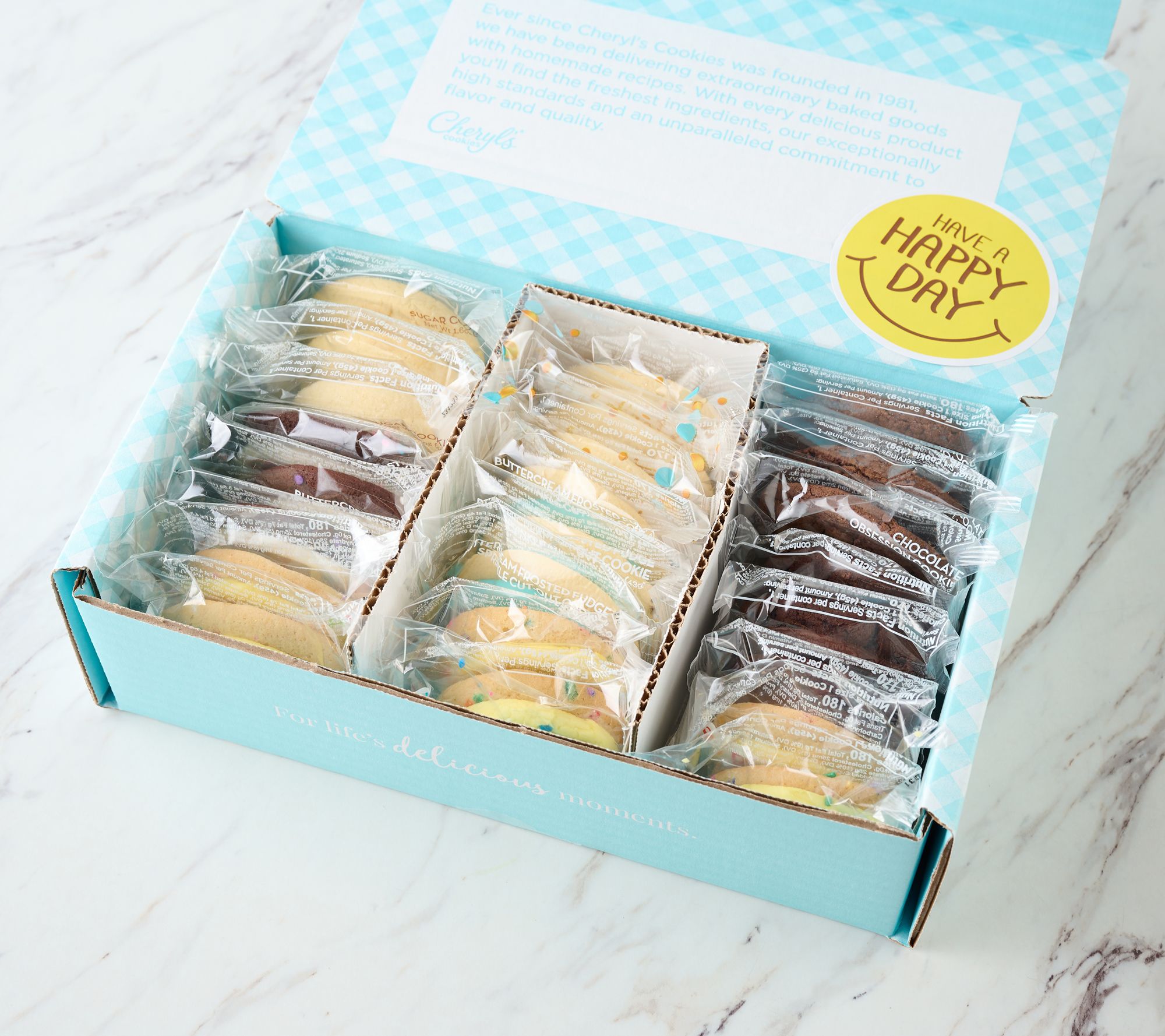 Cheryl's 24 Piece Birthday Celebration Cookie Assort. - QVC.com