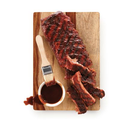 Corky's BBQ (8) 1lb. Racks of Pork Ribs Sampler - QVC.com