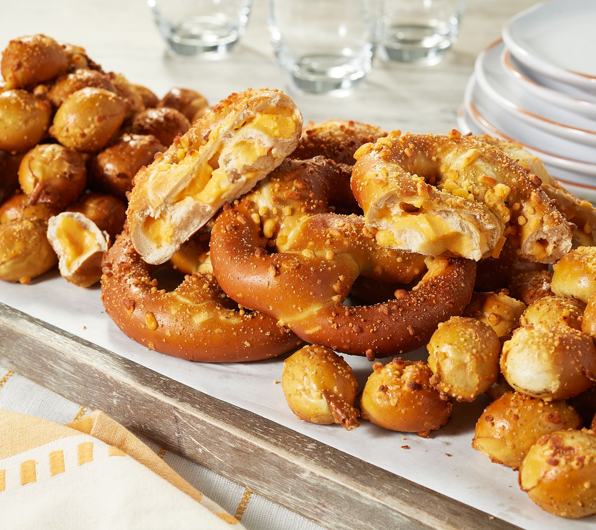 Kim & Scott's (8) Stuffed Pretzels & (60) Cheddar Poppers Auto-Delivery ...