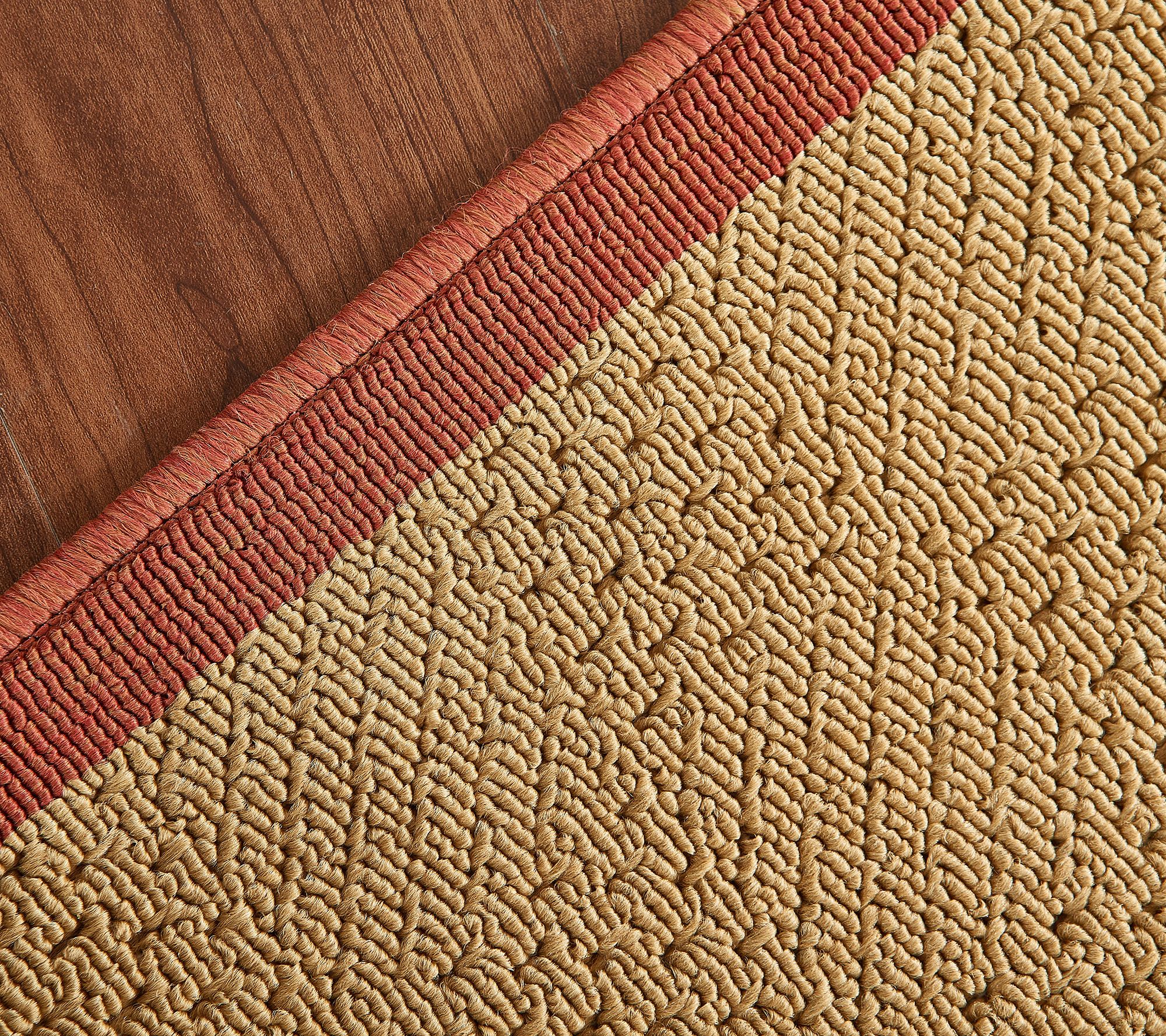 Veranda Living 5'x7' Classic Solid Border In/Outdoor Rug - QVC.com