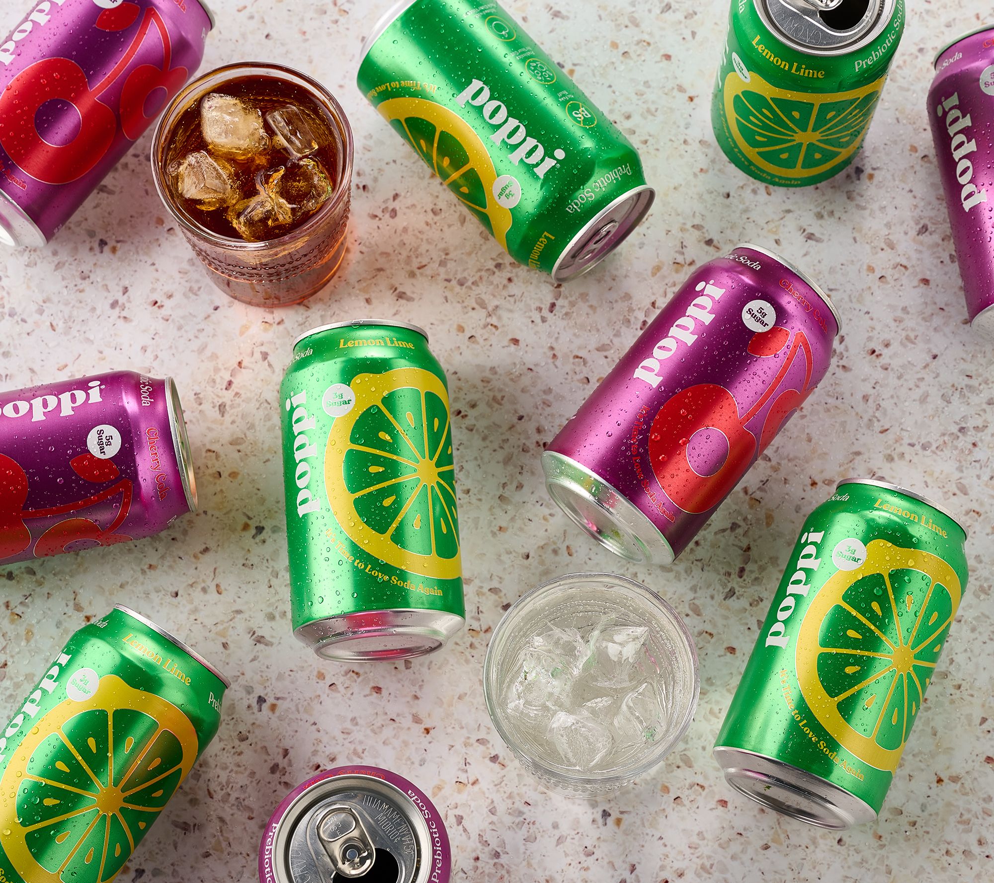 Poppi (24) 12 oz Cans of 5g Sugar Prebiotic Soda - QVC.com