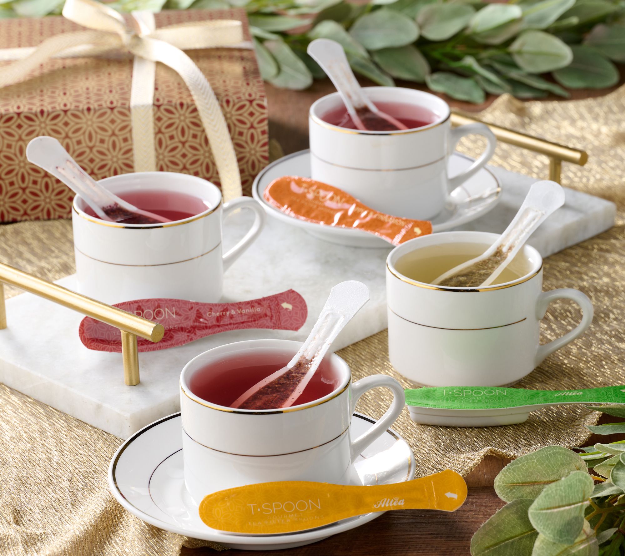 T-Spoons 80 Individual Premium Tea Filter Spoons Gift Box - QVC.com