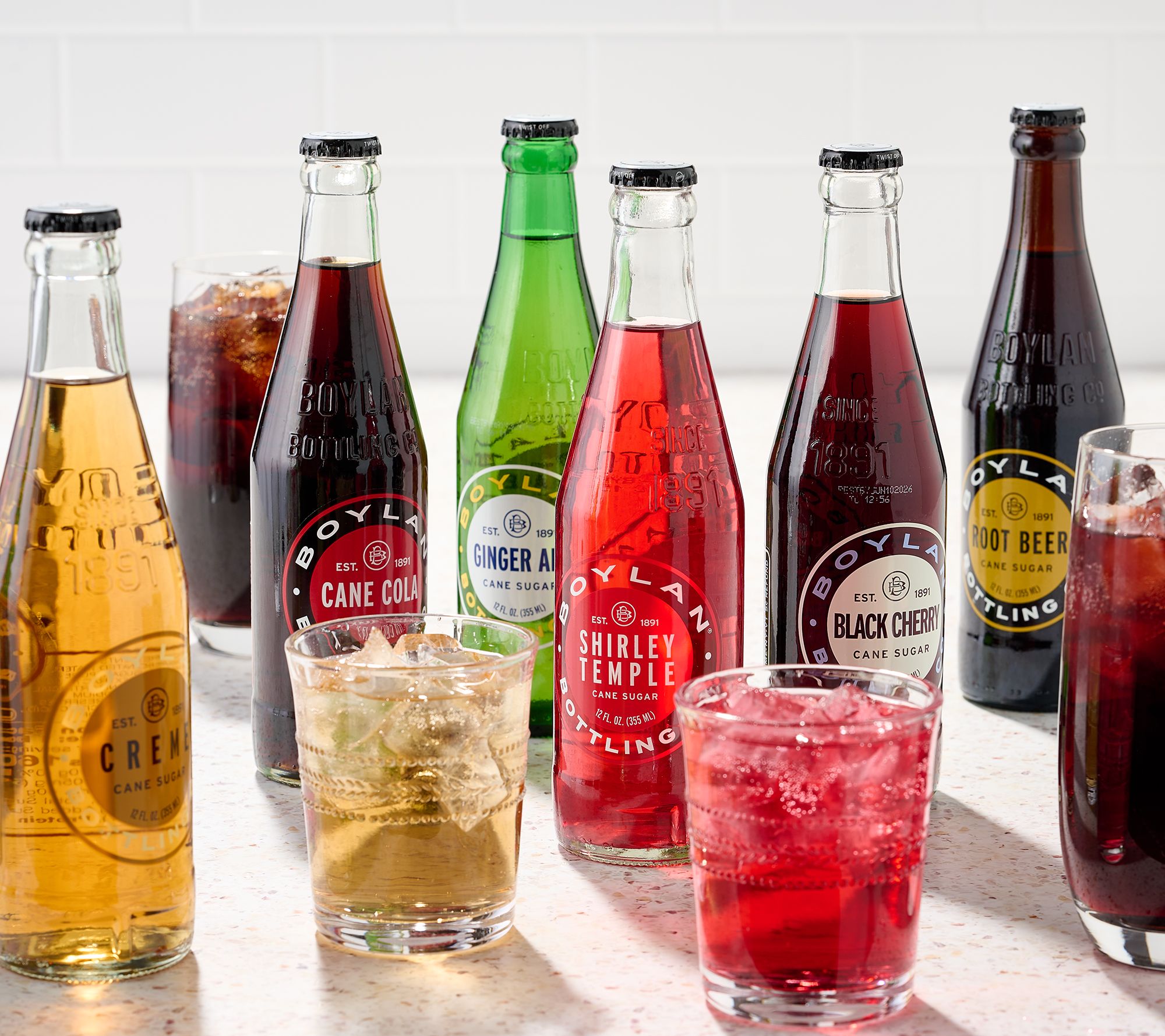 Boylan Bottling (12) 12-oz Bottles of Hand-Crafted Cane Sugar Soda ...
