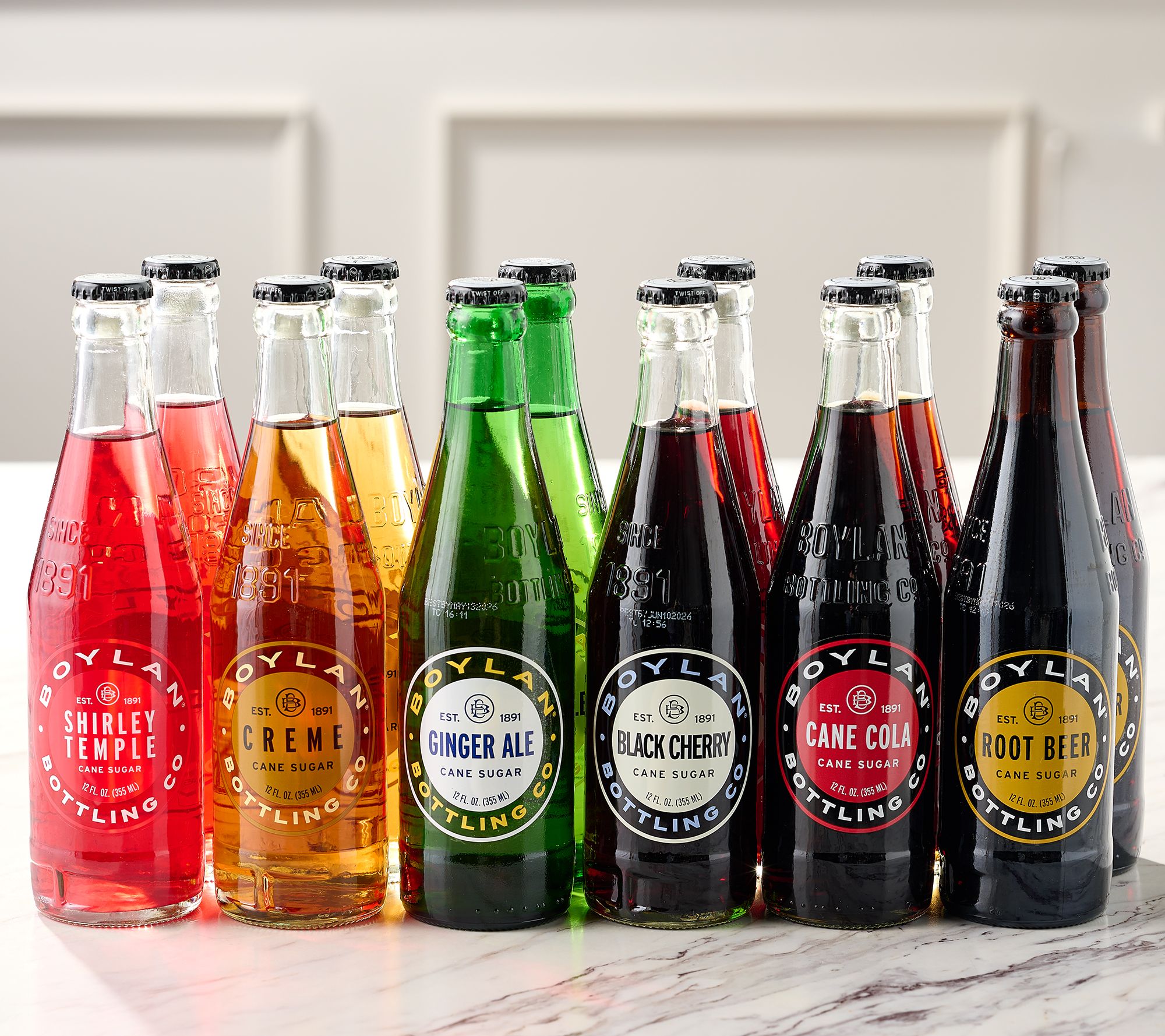 Boylan Bottling (12) 12-oz Bottles of Hand-Crafted Cane Sugar Soda ...