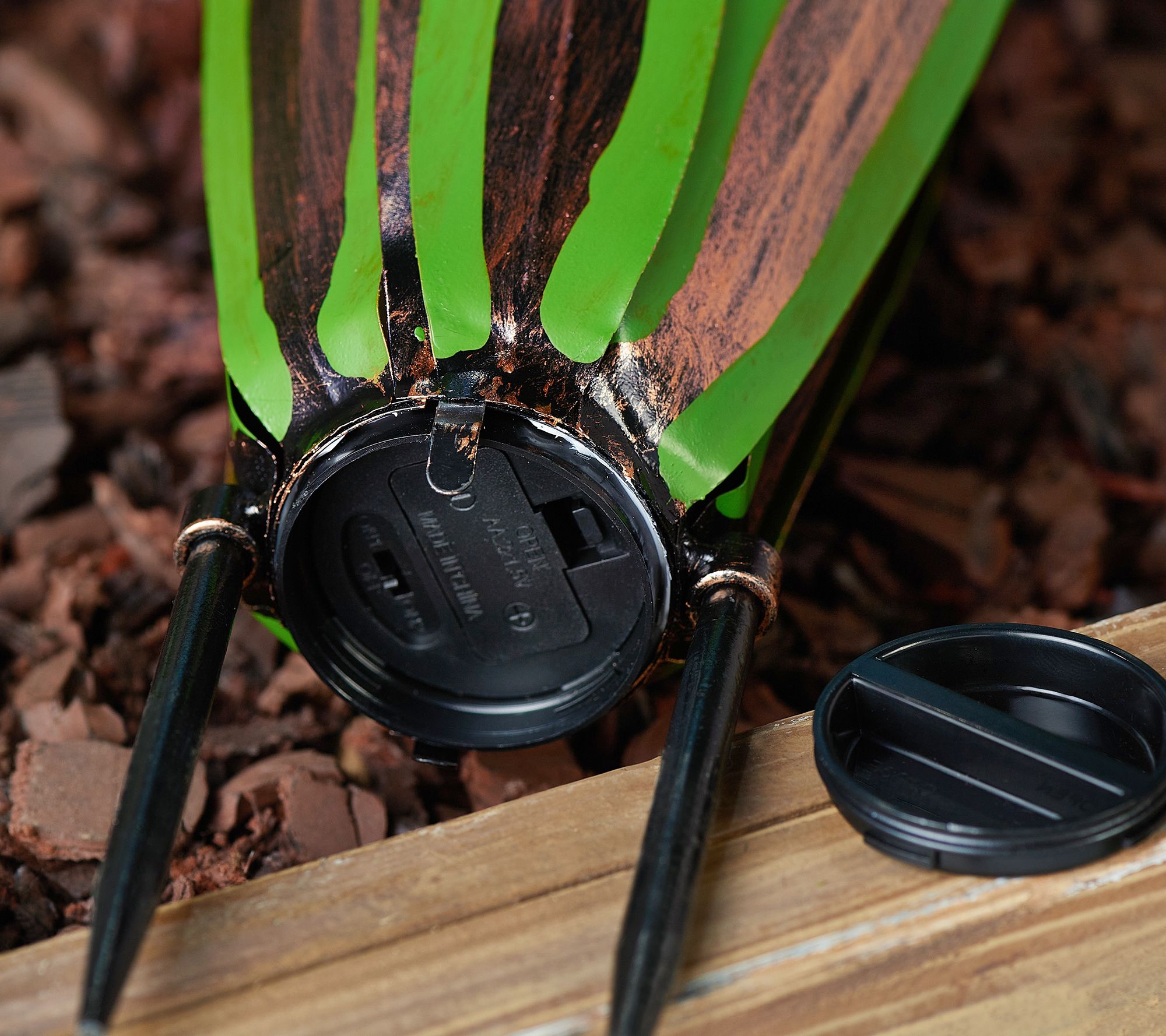 Garden Reflections 19" Illuminated Flower w/ Color Morphing Light - QVC.com