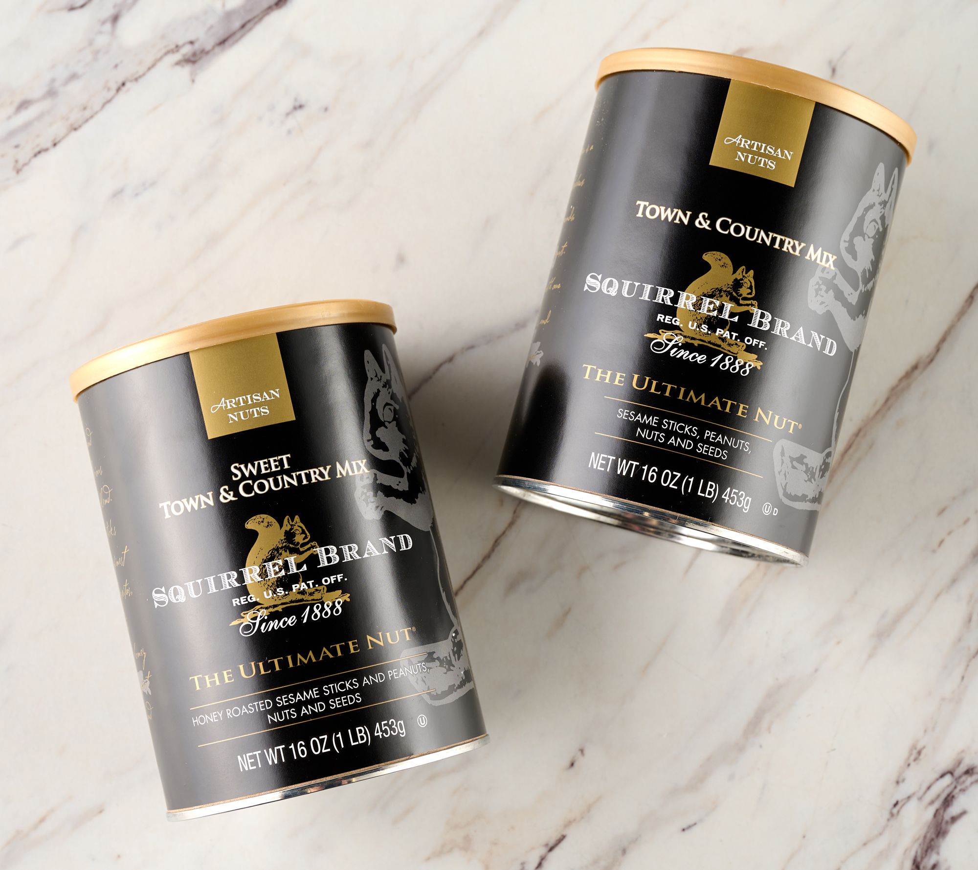 Squirrel Brand (2) 16oz Cans Original Sweet Town & Country Mix - QVC.com