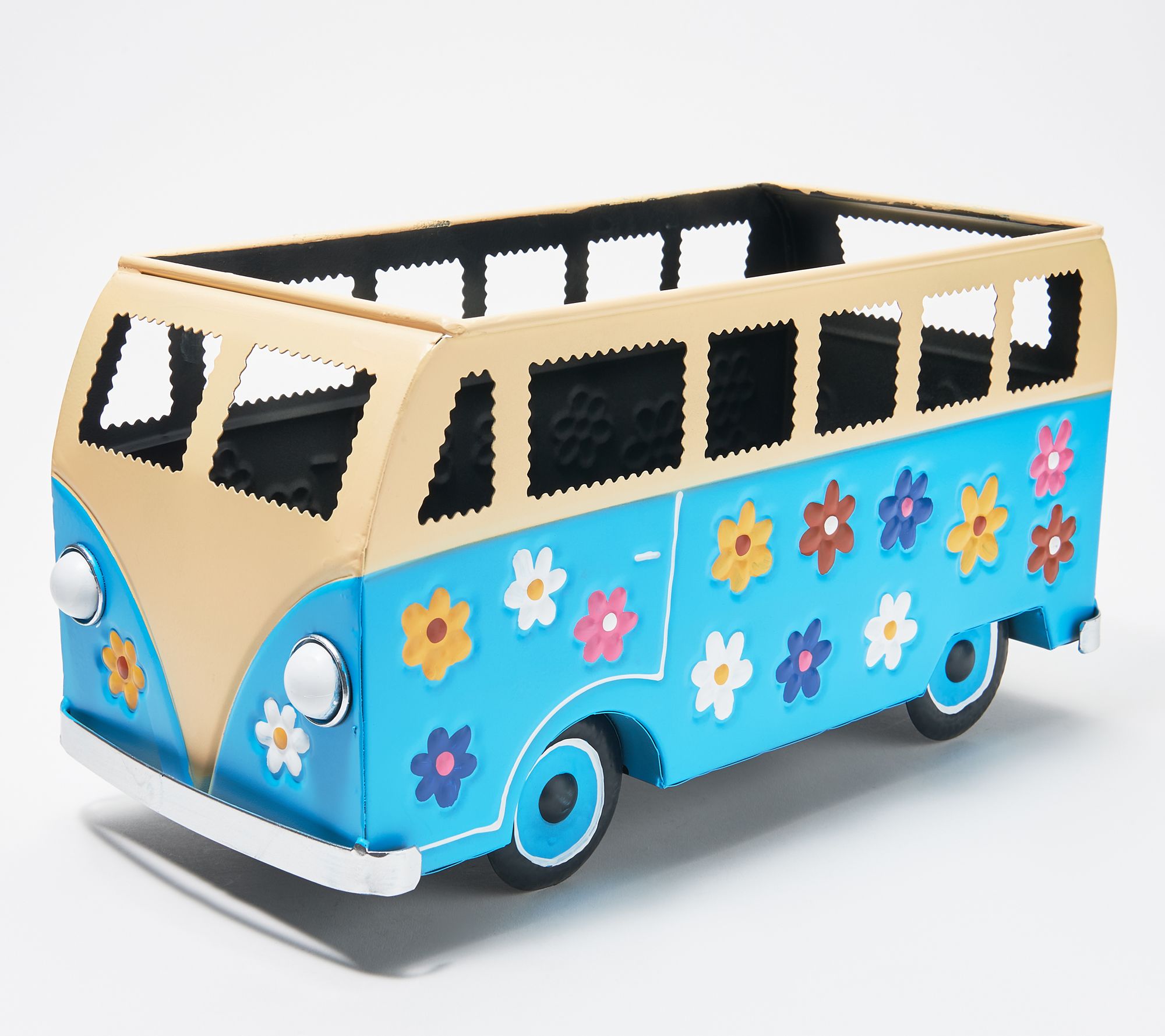 Plow & Hearth Vintage Metal Bus Planter - QVC.com