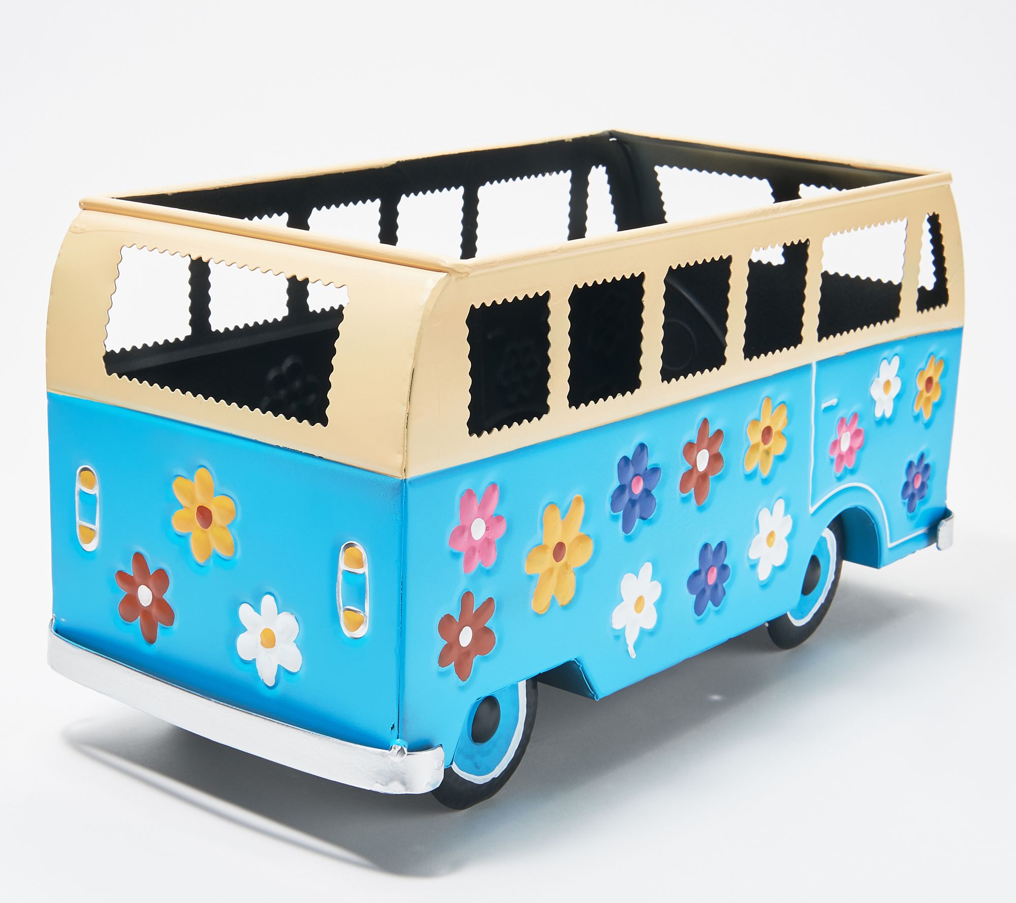 Plow & Hearth Vintage Metal Bus Planter - QVC.com