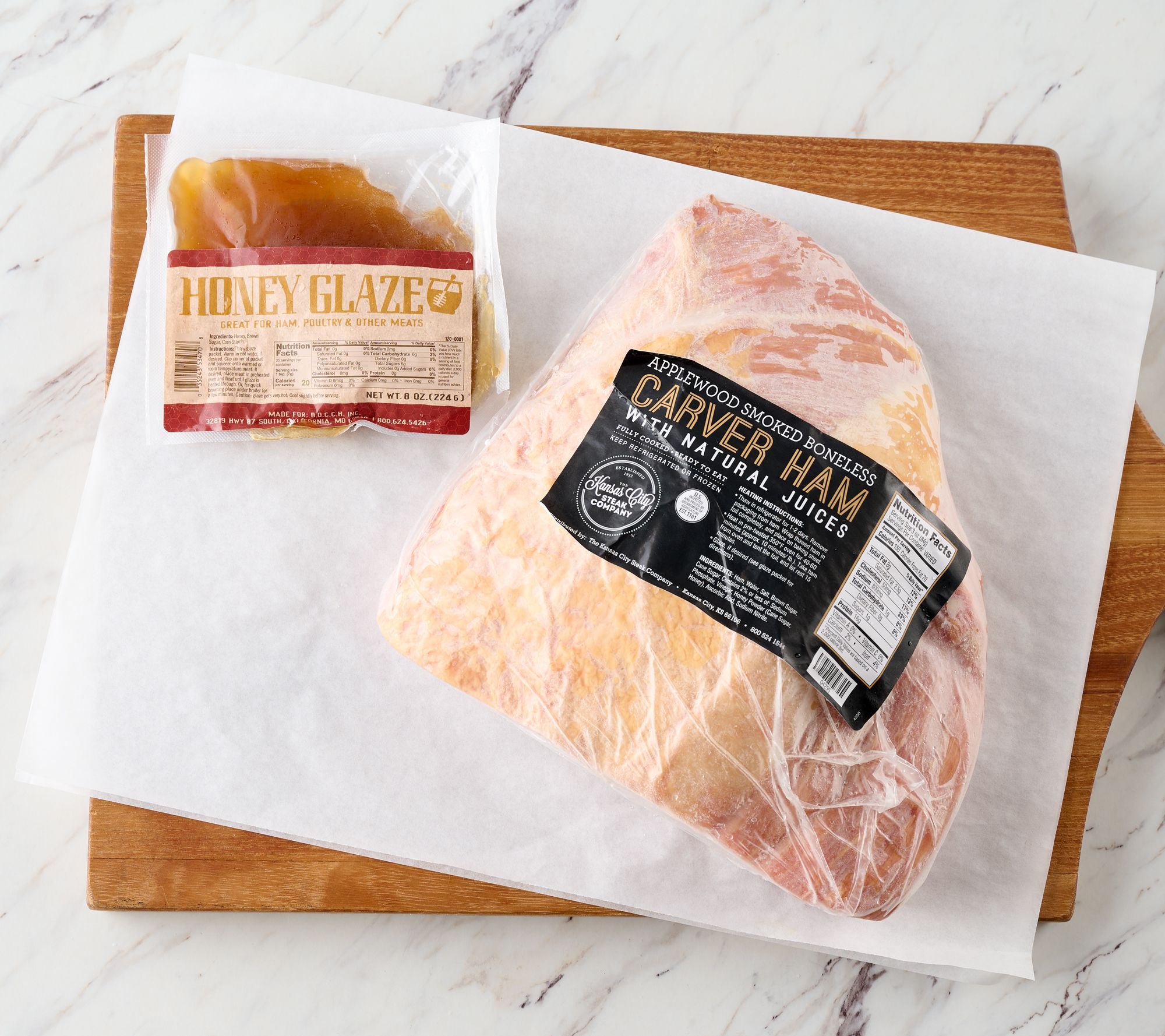 Kansas City Steak Co. 4.1-lb Boneless Carver Ham - QVC.com