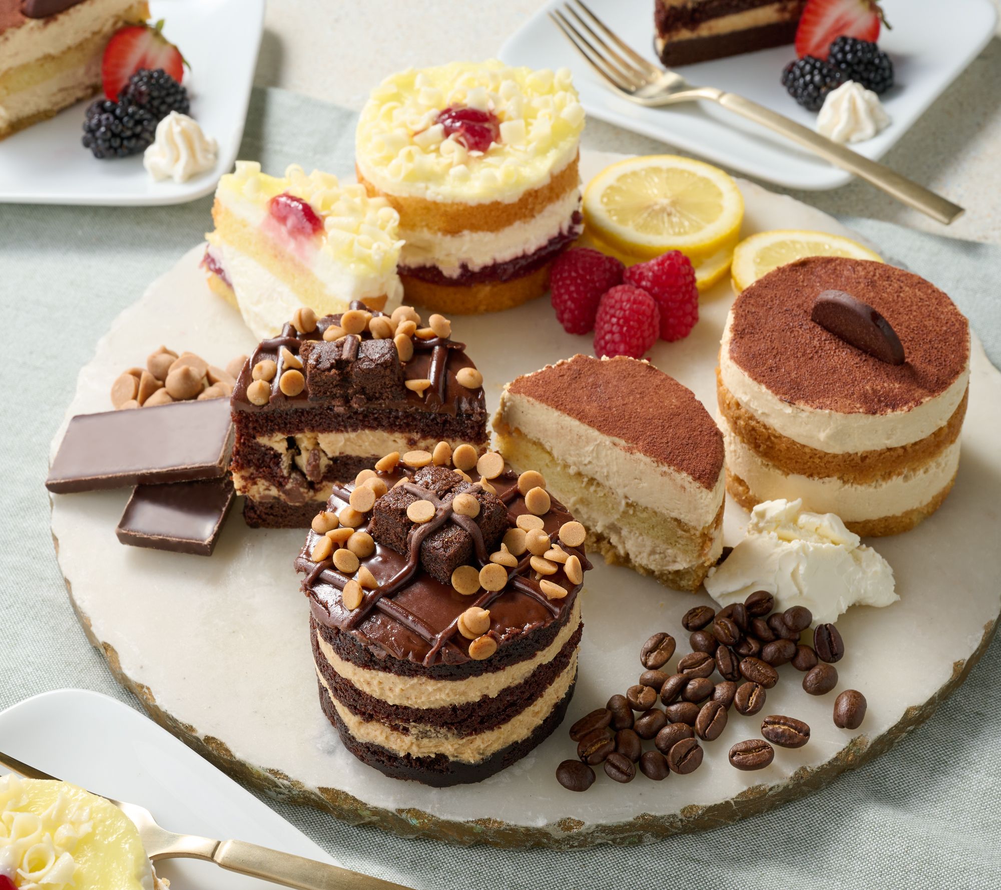 David's Cookies 12 Individual Hand Crafted Layer Cakes - QVC.com