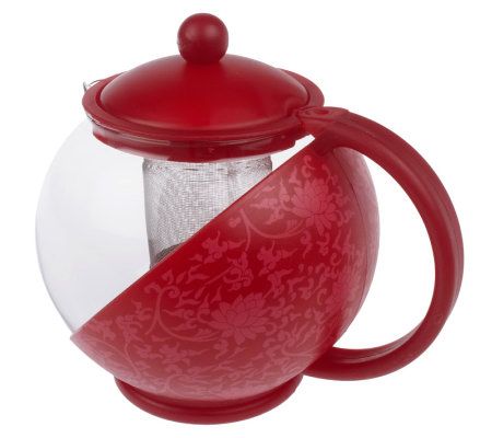 Primula (12) Green Tea Flowers and Teapot Set - QVC.com