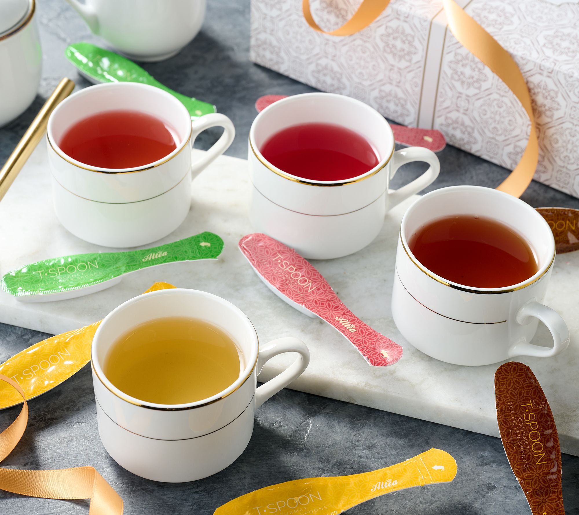 T-Spoons 96 Individual Gourmet Tea Filter Spoons in Gift Box - QVC.com
