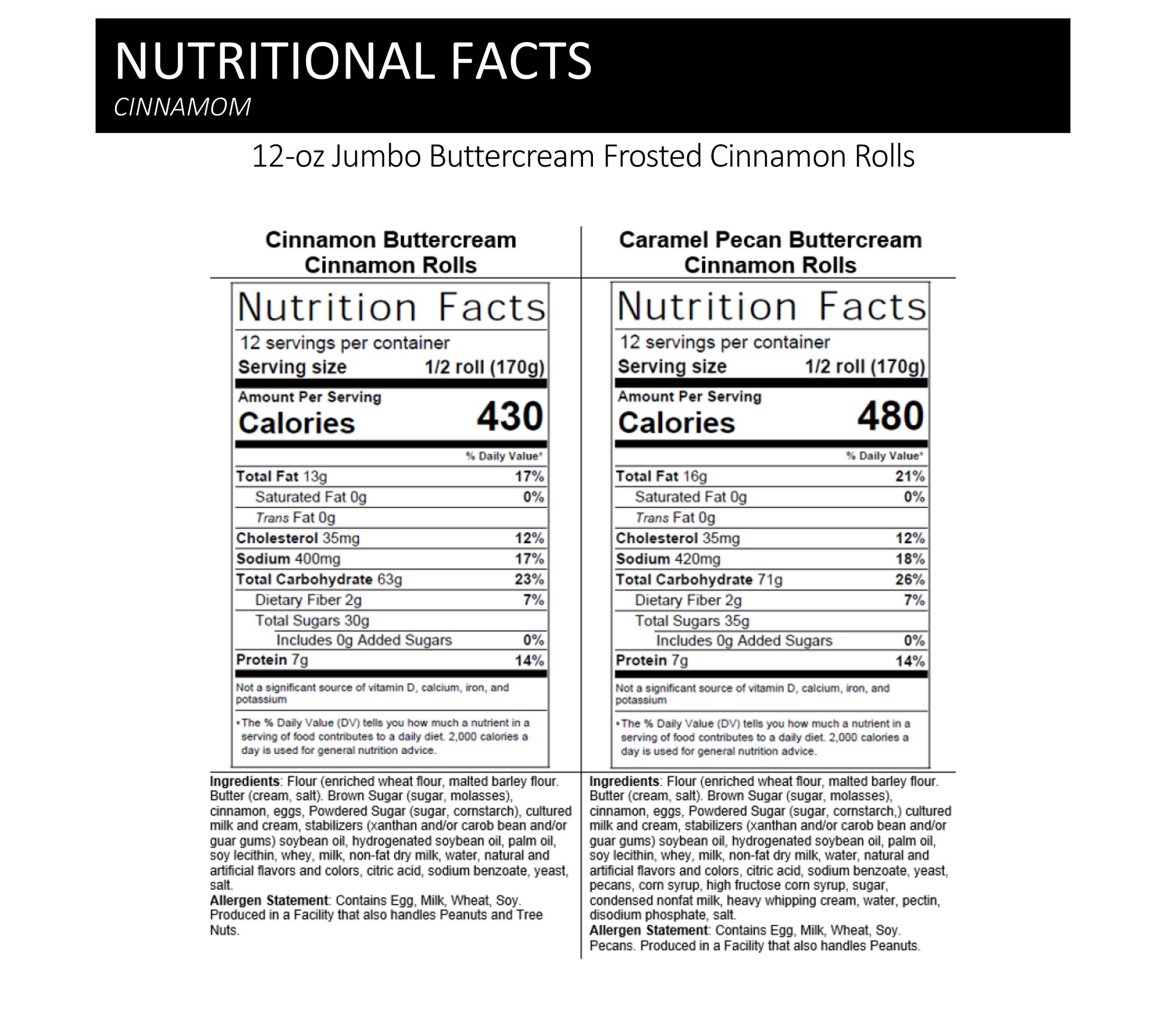 Cinnamom Bakery (6) Individual Jumbo Caramel Pe can Rolls - QVC.com