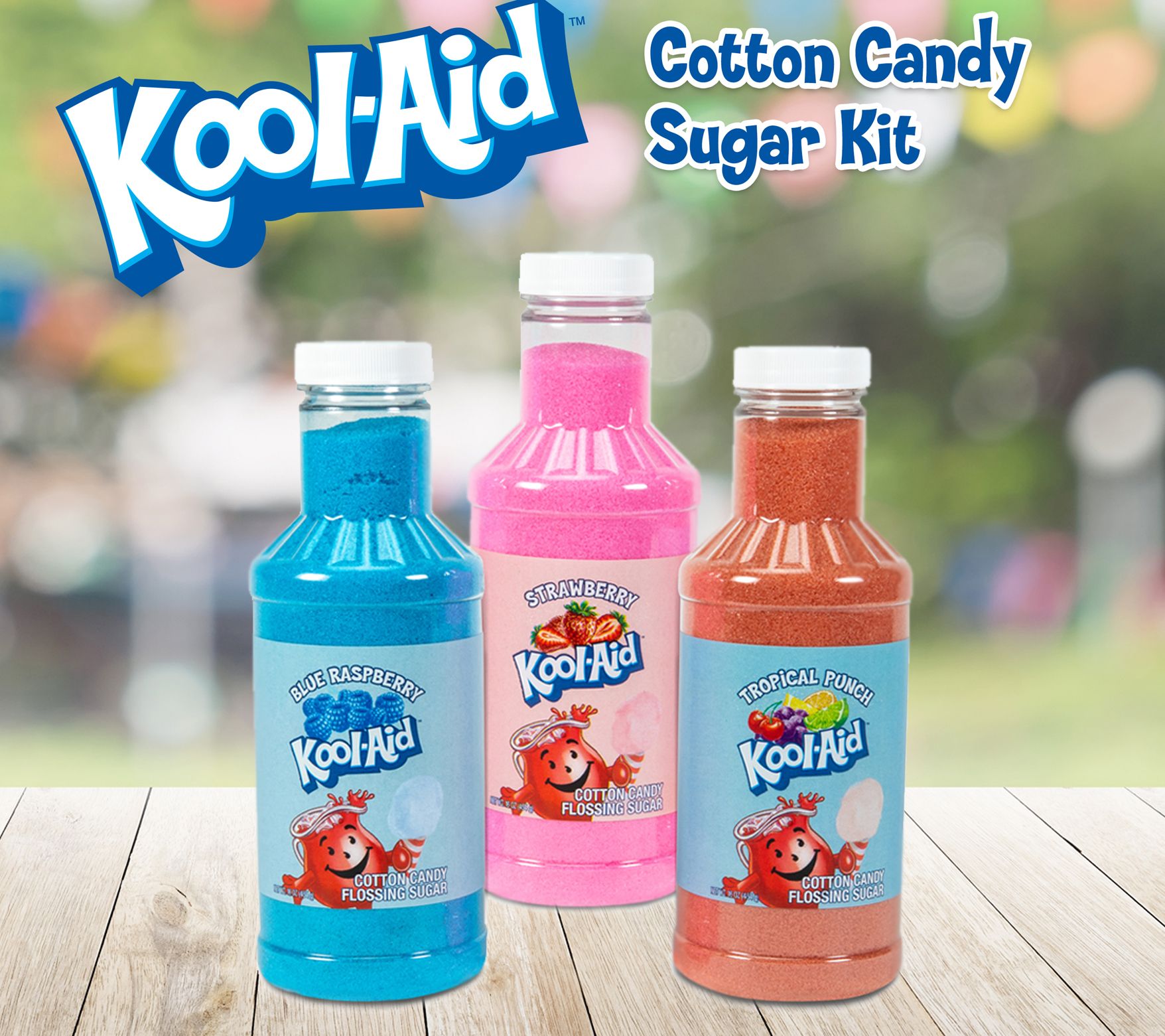 Kool-Aid 3-pk Cotton Candy Flossing Sugar - QVC.com
