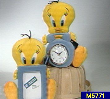 Warner Bros. Tweety Plush Clock - QVC.com
