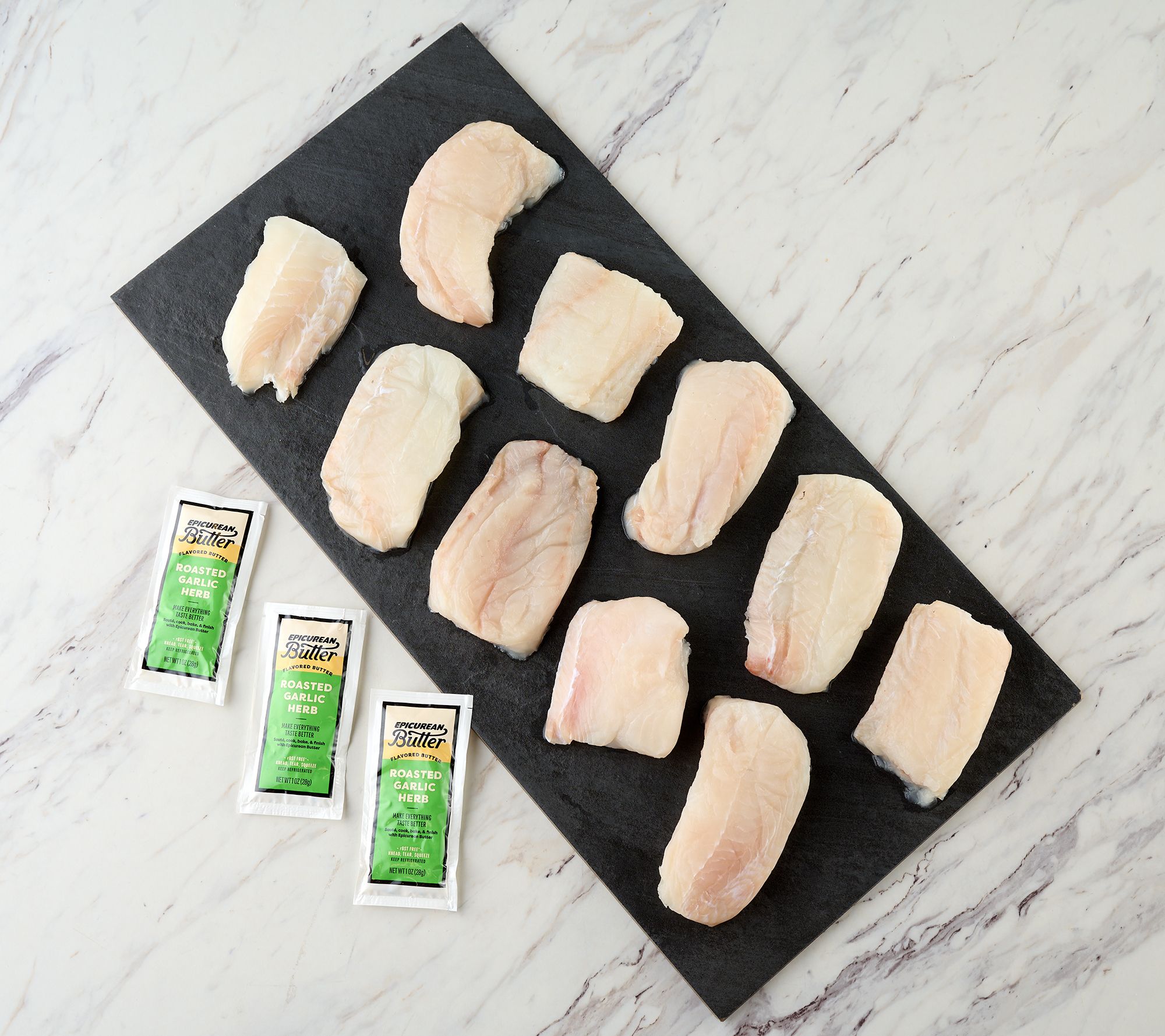 Egg Harbor (10) 6oz Icelandic Cod with Butter Auto-Delivery - QVC.com