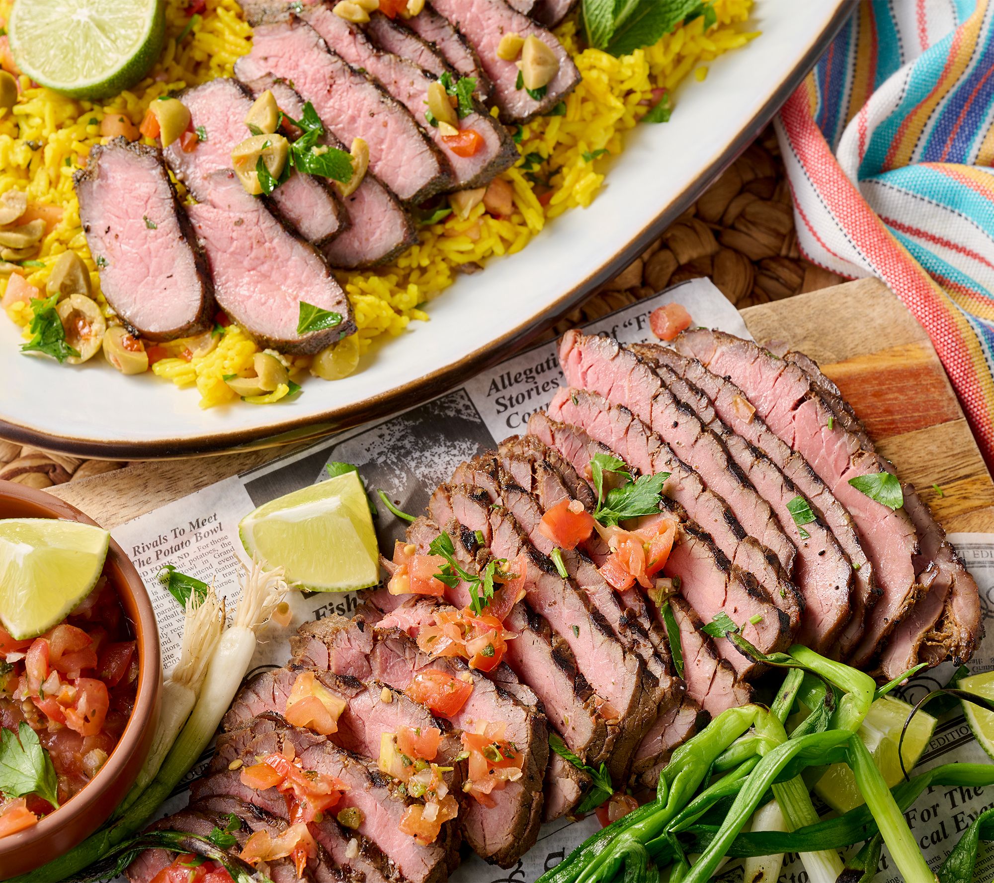 Agostino (3) 14-oz Slow Cooked & Seasoned London Broil - QVC.com
