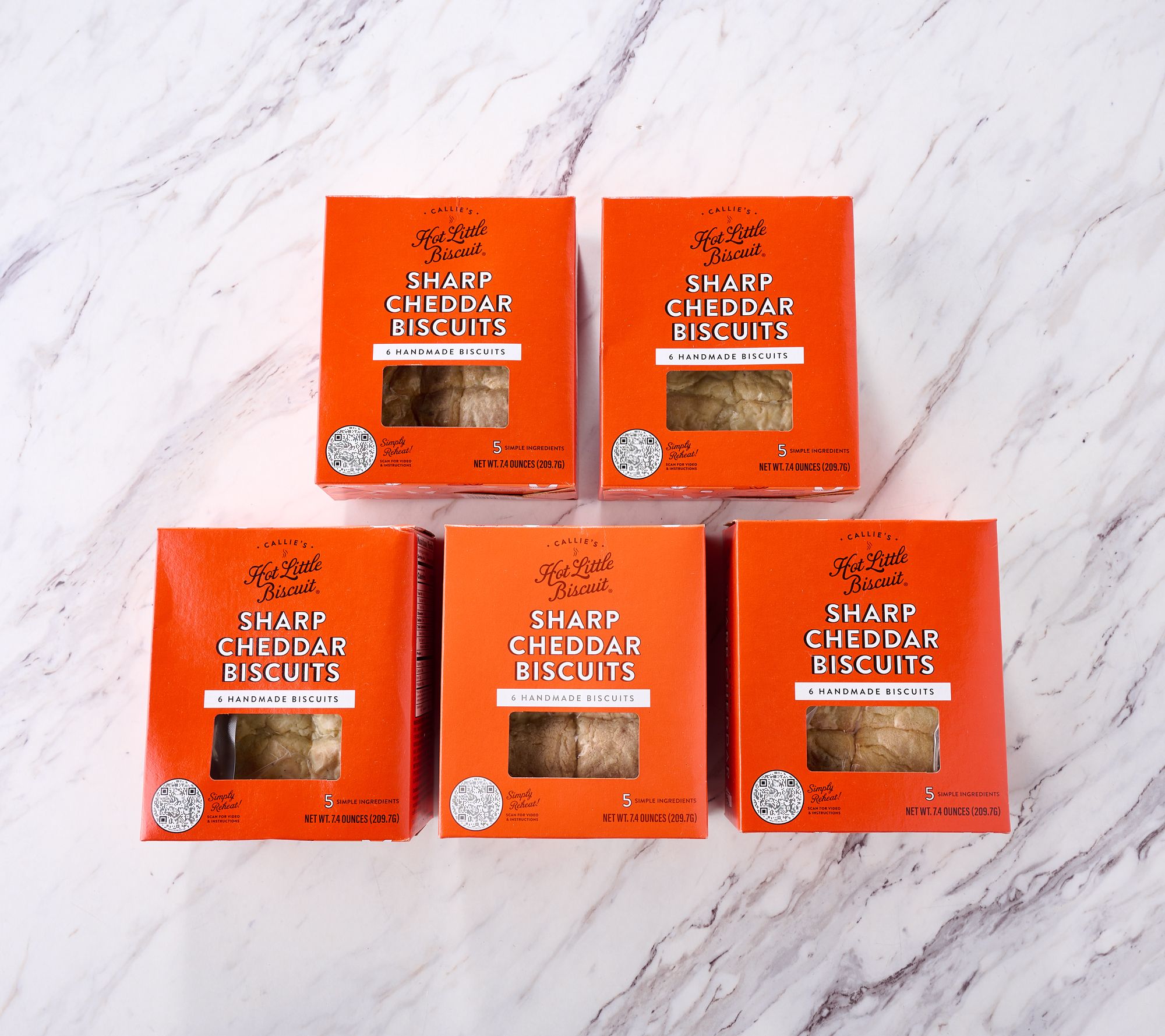 Callie's Biscuits (30) Handmade Sharp Cheddar Biscuits - QVC.com