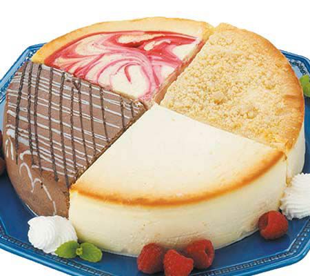 Best of Junior's 8" 4-Flavor Cheesecake Sampler - QVC.com