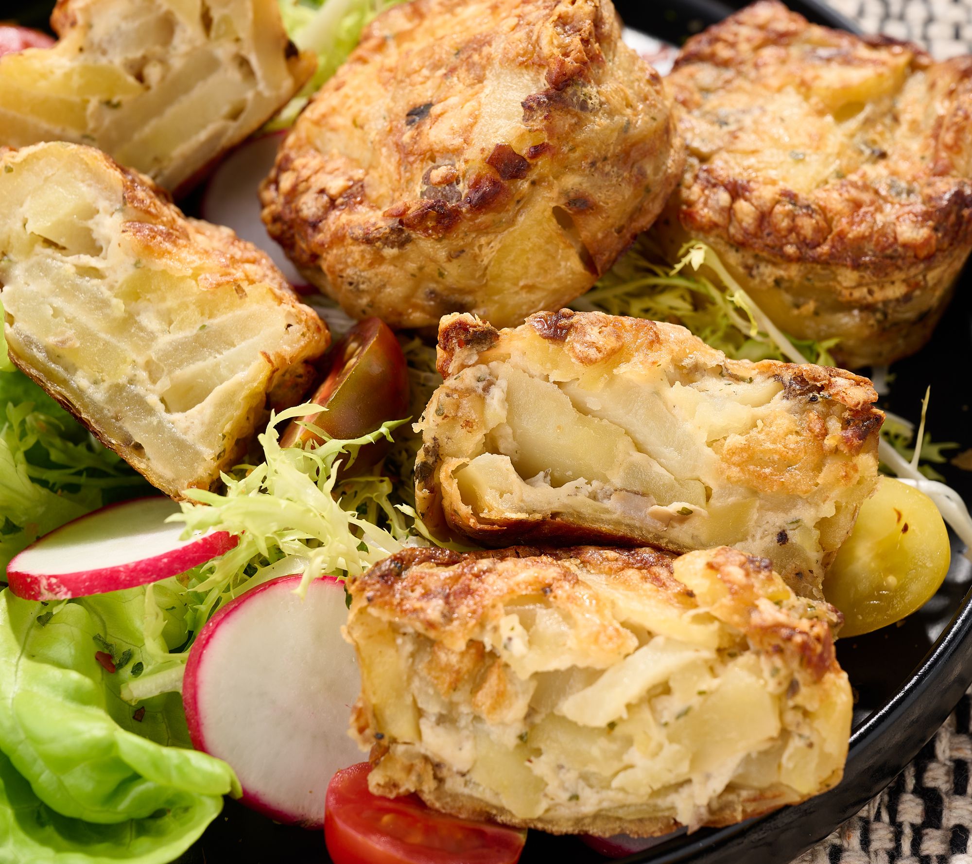 White Toque (8) Traditional Or Mushroom French Potato Gratins - QVC.com