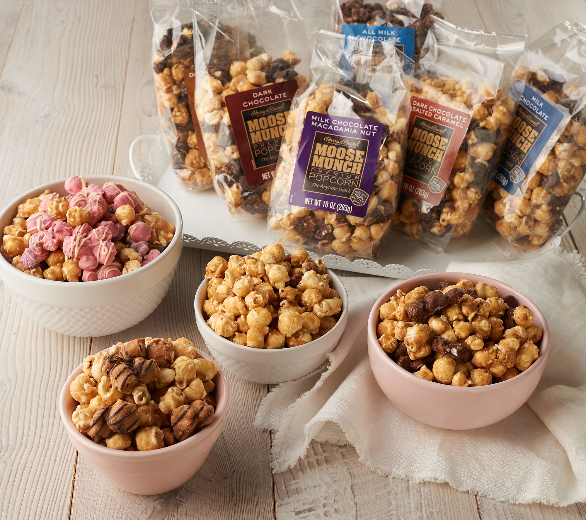 Harry & David (10) 10-oz Bags of Spring Moose Munch Popcorn - QVC.com