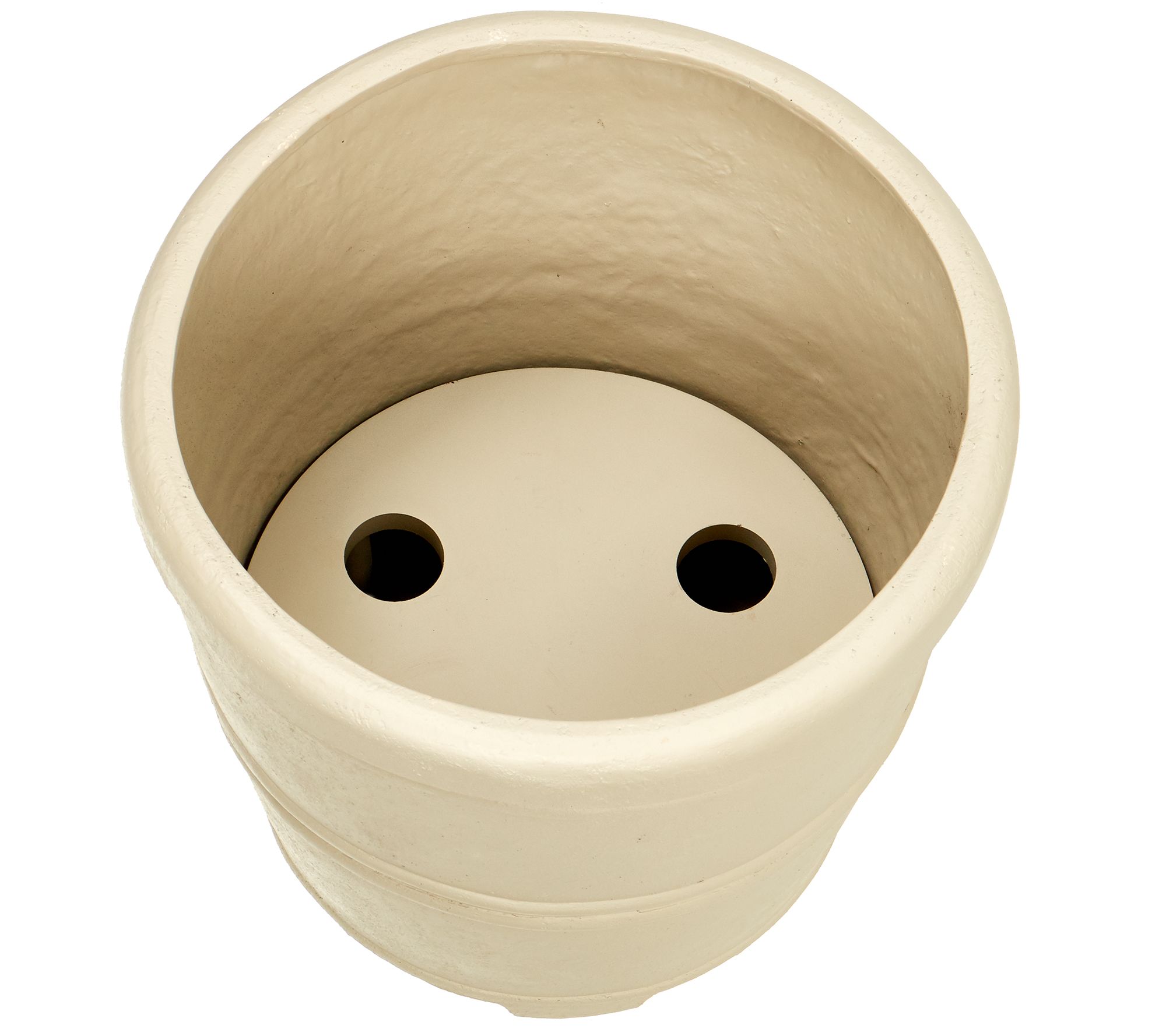 Martha Stewart 17"Round Planter With False Bottom - QVC.com