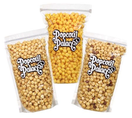 Popcorn Palace Value Bag Gourmet Trio - QVC.com
