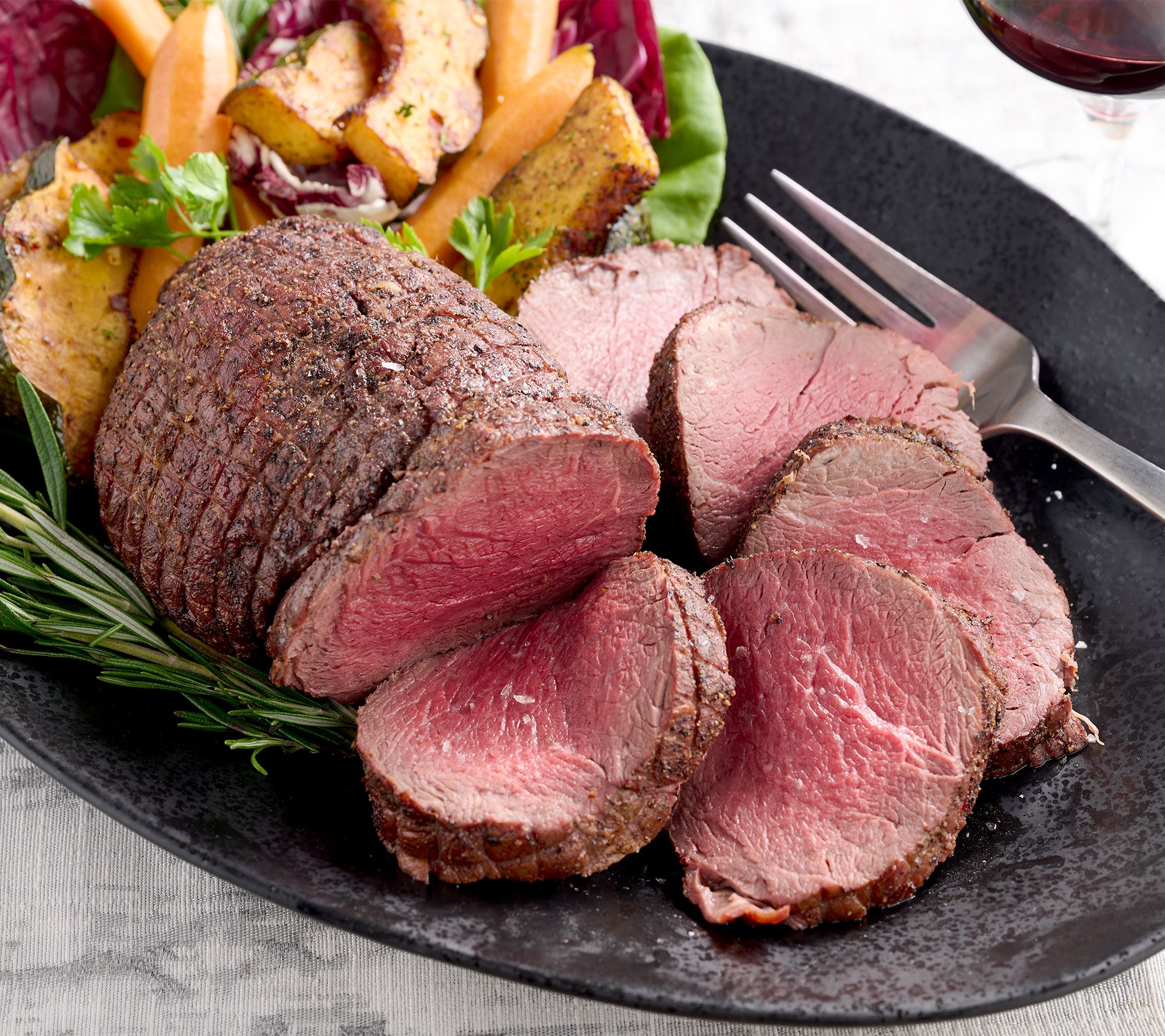 Rastelli's 3-lb Seasoned Reserve Filet Tenderloin Roast - QVC.com