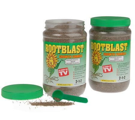 Rootblast Once-A-Season Growth Formula 2 2-1/2 lb Jars - QVC.com