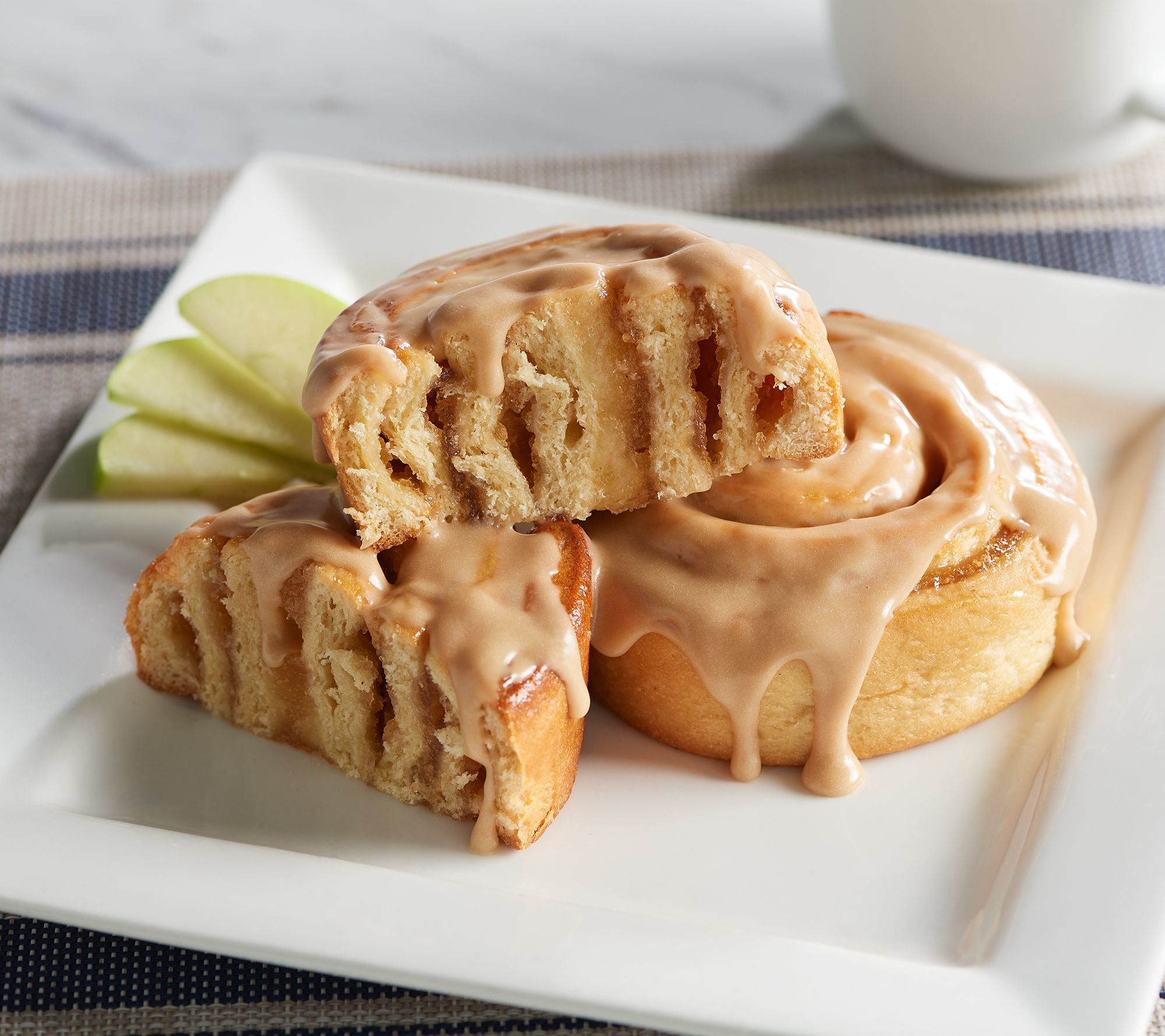 Jimmy the Baker (12) or (24) Apple Rolls w/ Caramel Cream Cheese Icing ...