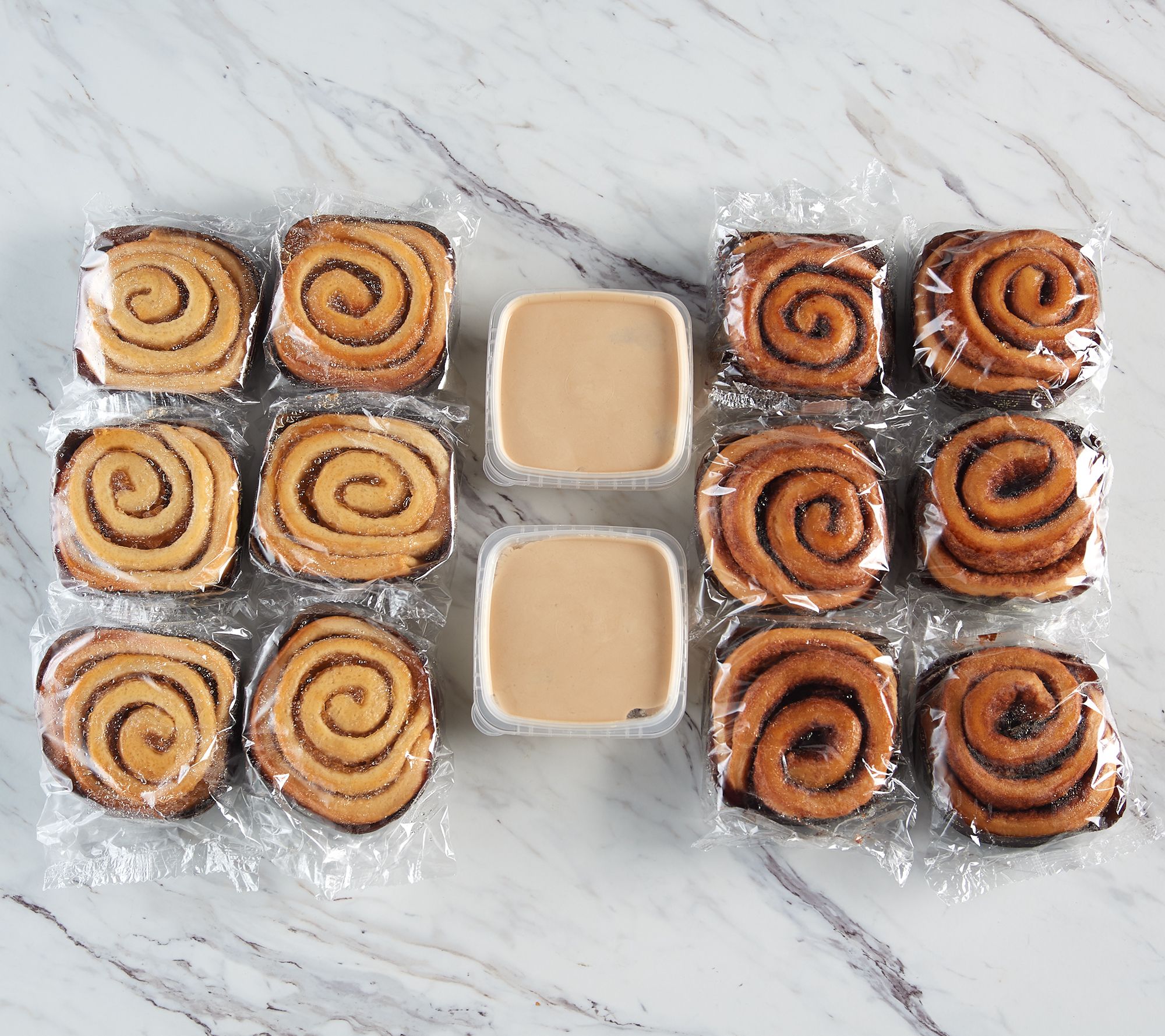 Jimmy the Baker (12) or (24) Apple Rolls w/ Caramel Cream Cheese Icing ...