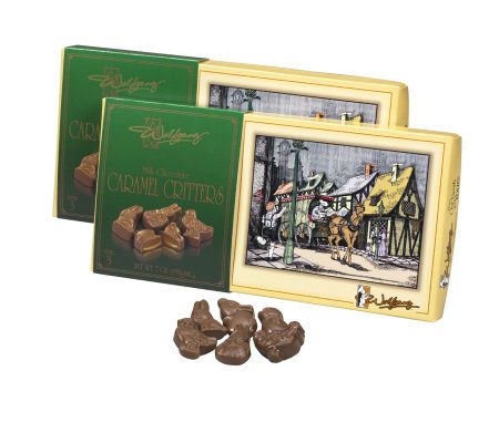 Wolfgang Candy Company Chocolate Caramelt Critters - QVC.com