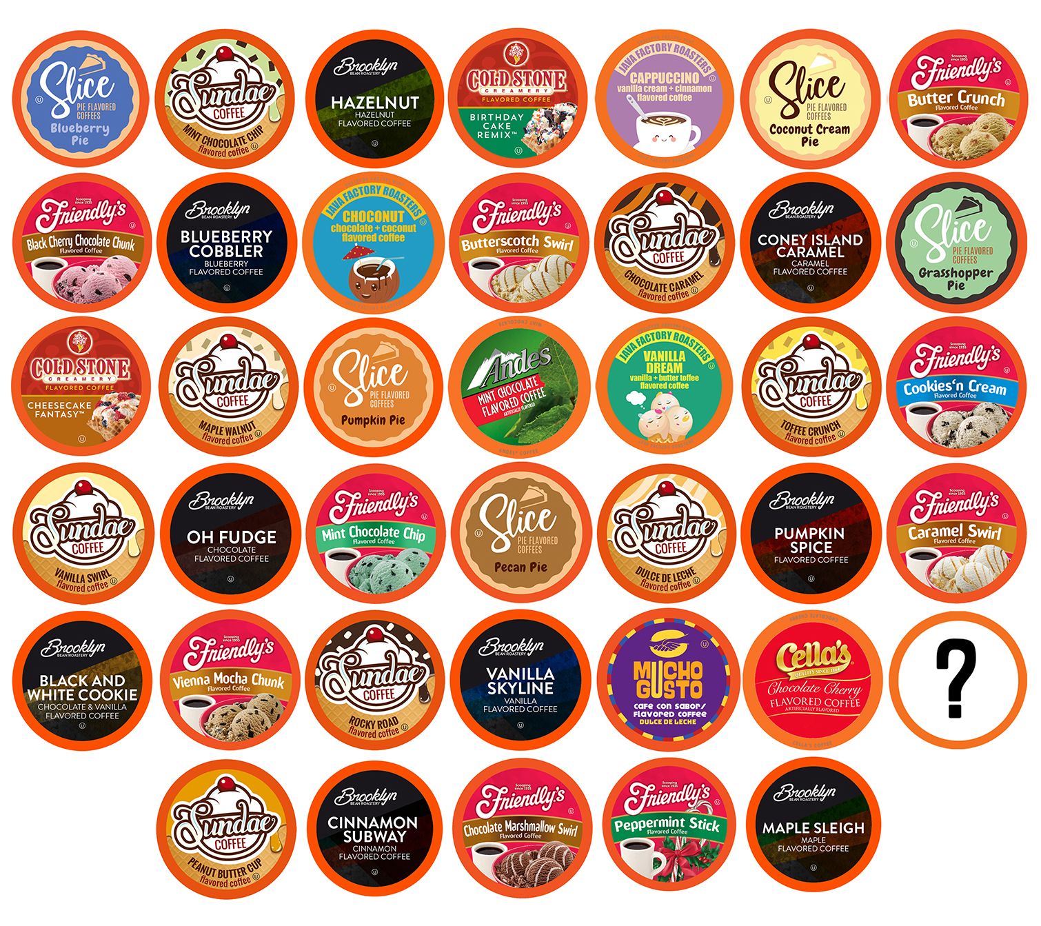 Two Rivers Coffee 40 Ct Flavored Coffee Pods Variety Sampler - QVC.com