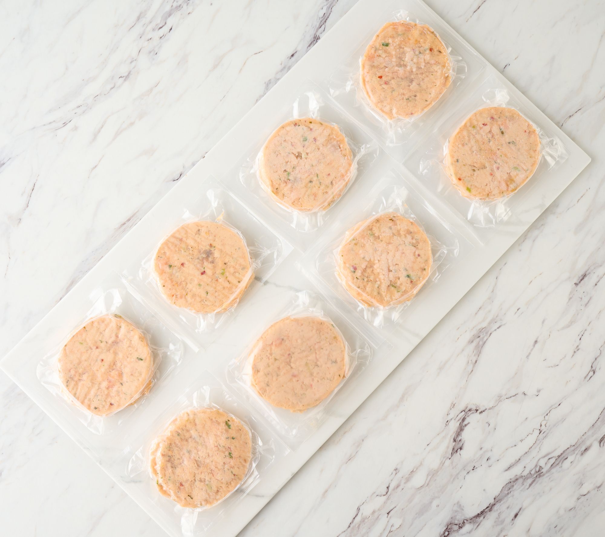 Egg Harbor (8) 4-oz Original or Sundried Tomato Salmon Burgers - QVC.com