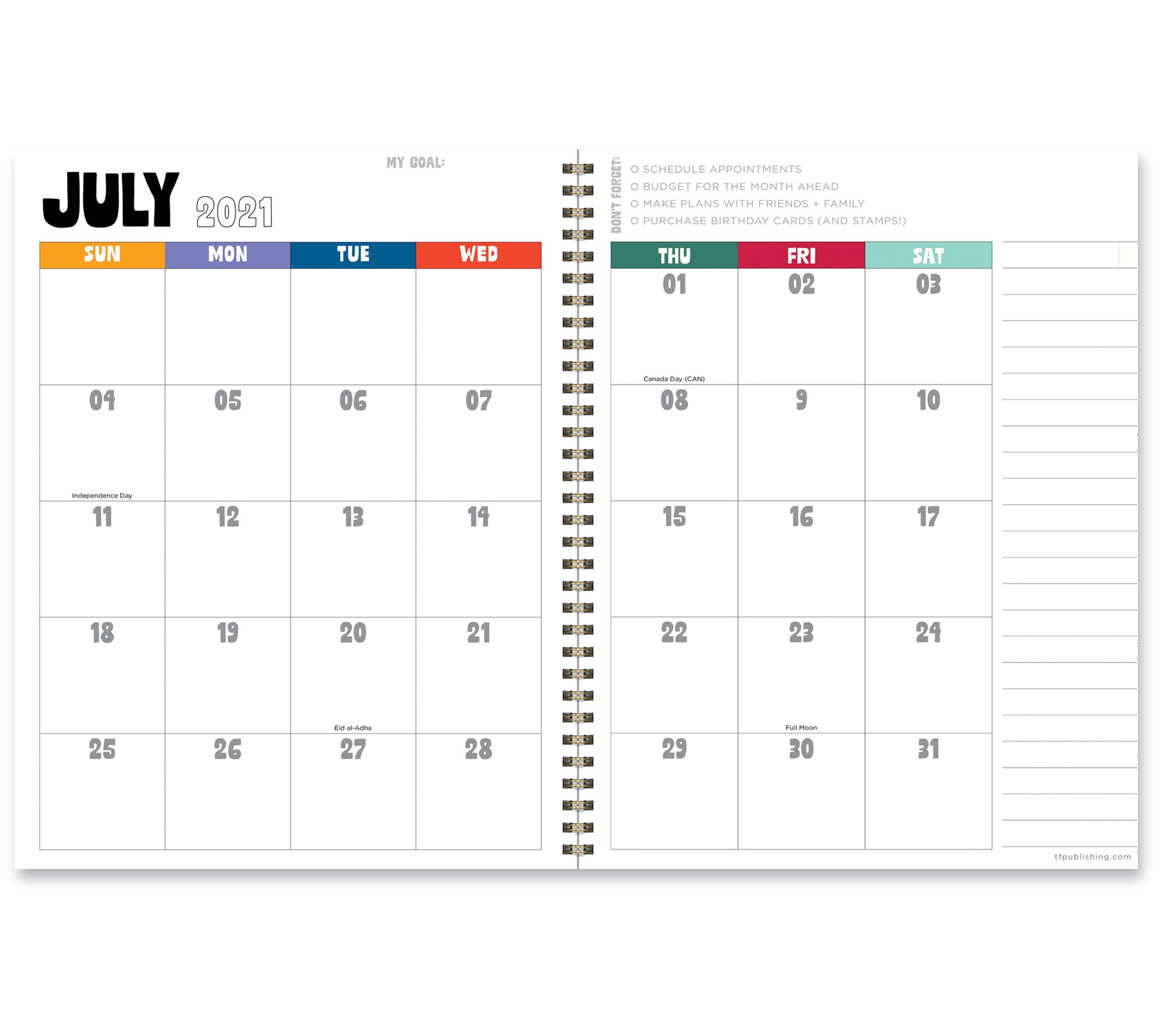 Floral Weekly Planner July2021-June2022 - QVC.com