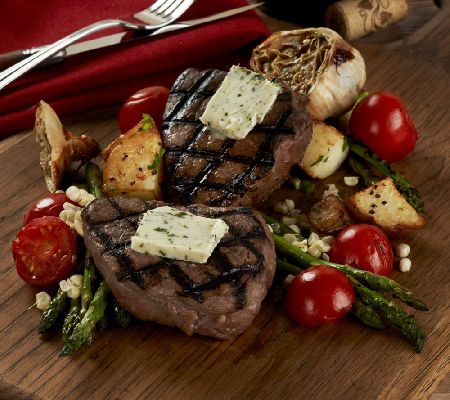 Kansas City 8 5 Oz Top Sirloin Steaks With Choice Of Steak Butter