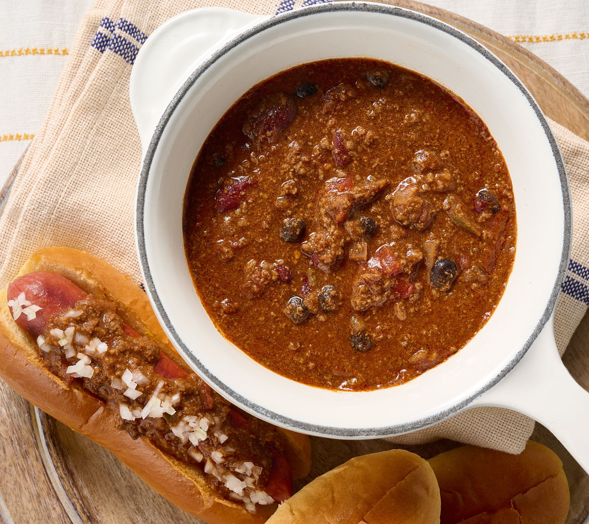 St. Clair 6-lbs of Southern Style Beef & Bean Chili - QVC.com