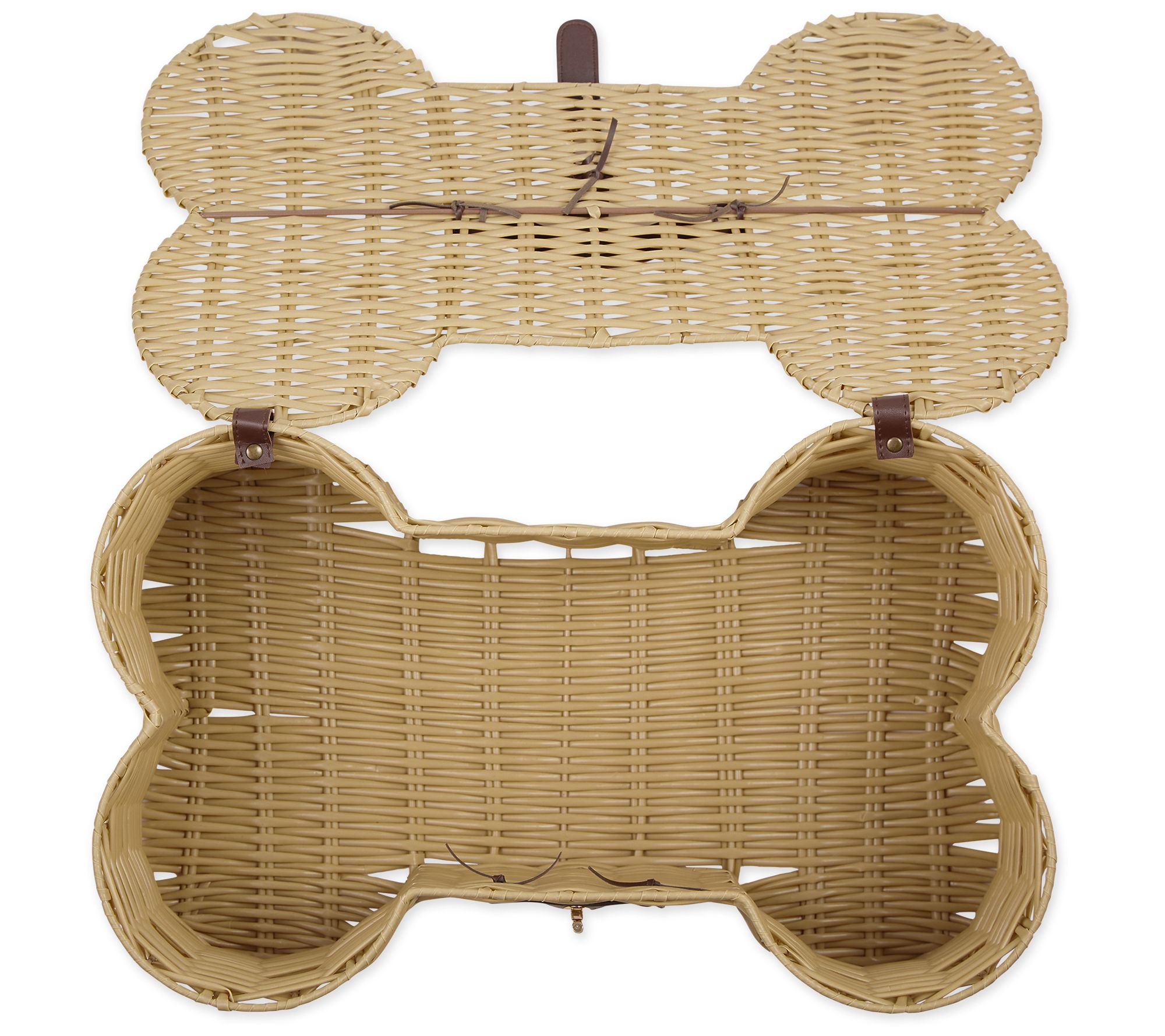Bone Dry Bone Shape Toy Basket Large - QVC.com