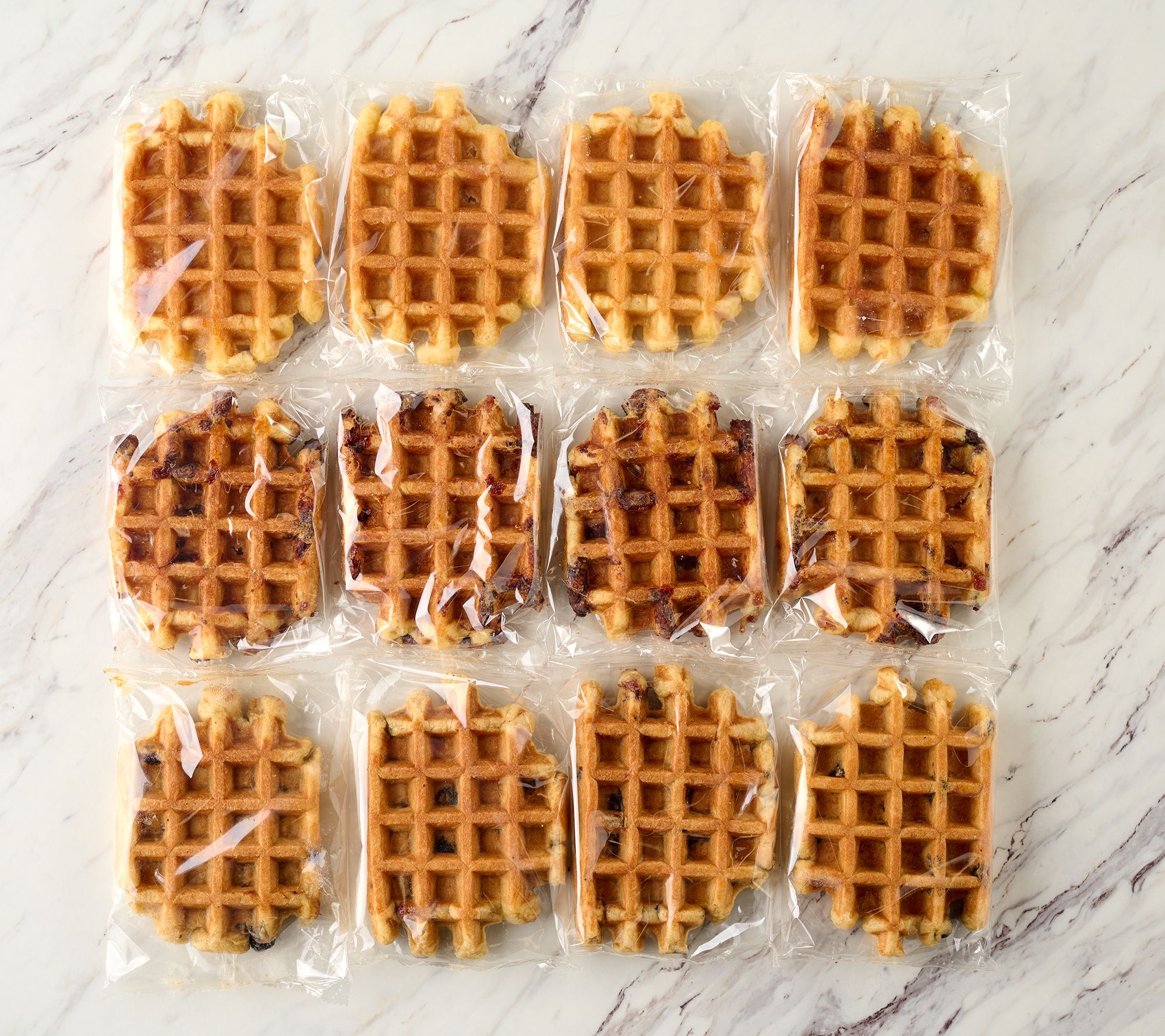 Le Waf (12) 4-oz Sweet Treat Artisan Waffles - QVC.com