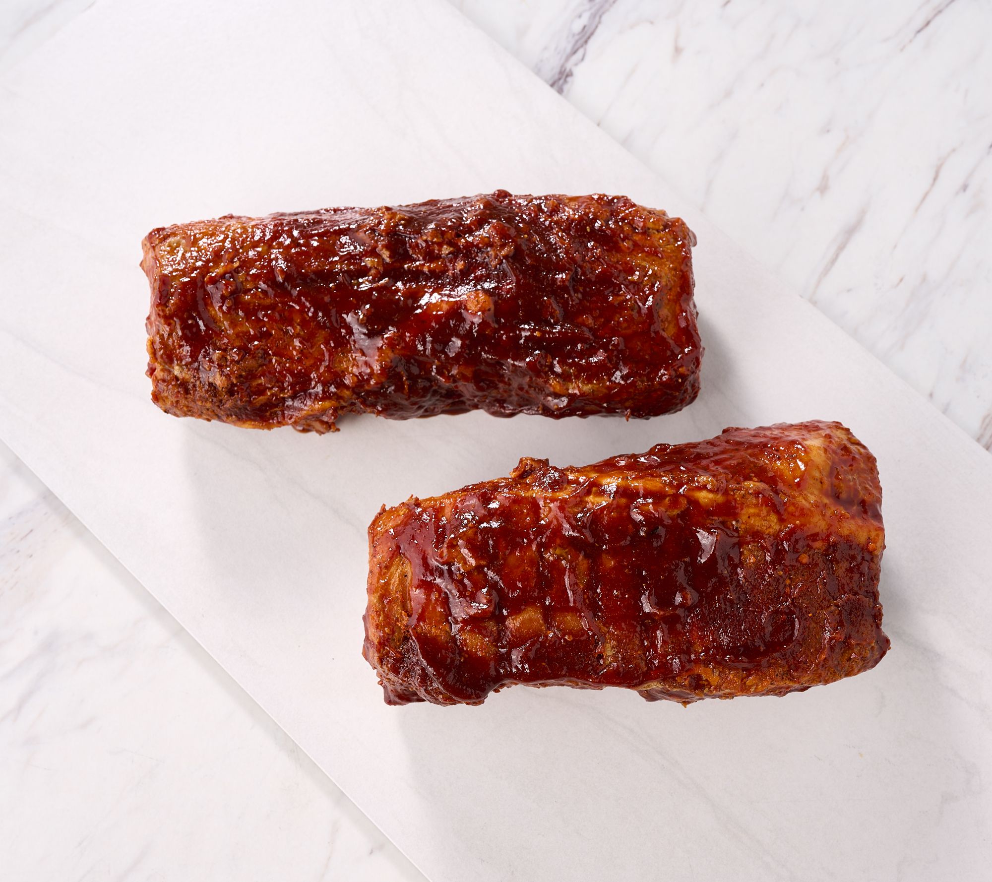 Corky's BBQ (2) 2-lb Sweet & Smokey or Bourbon BBQ Pork Loins - QVC.com