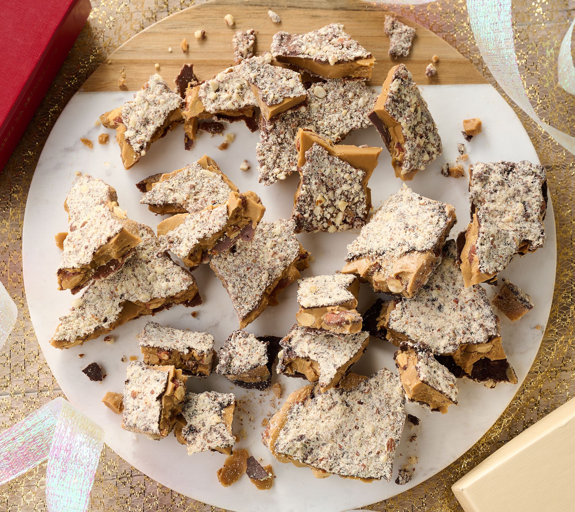 Enstrom Toffee 2 lbs. of Handmade Almond Toffee in 2 Boxes - QVC.com