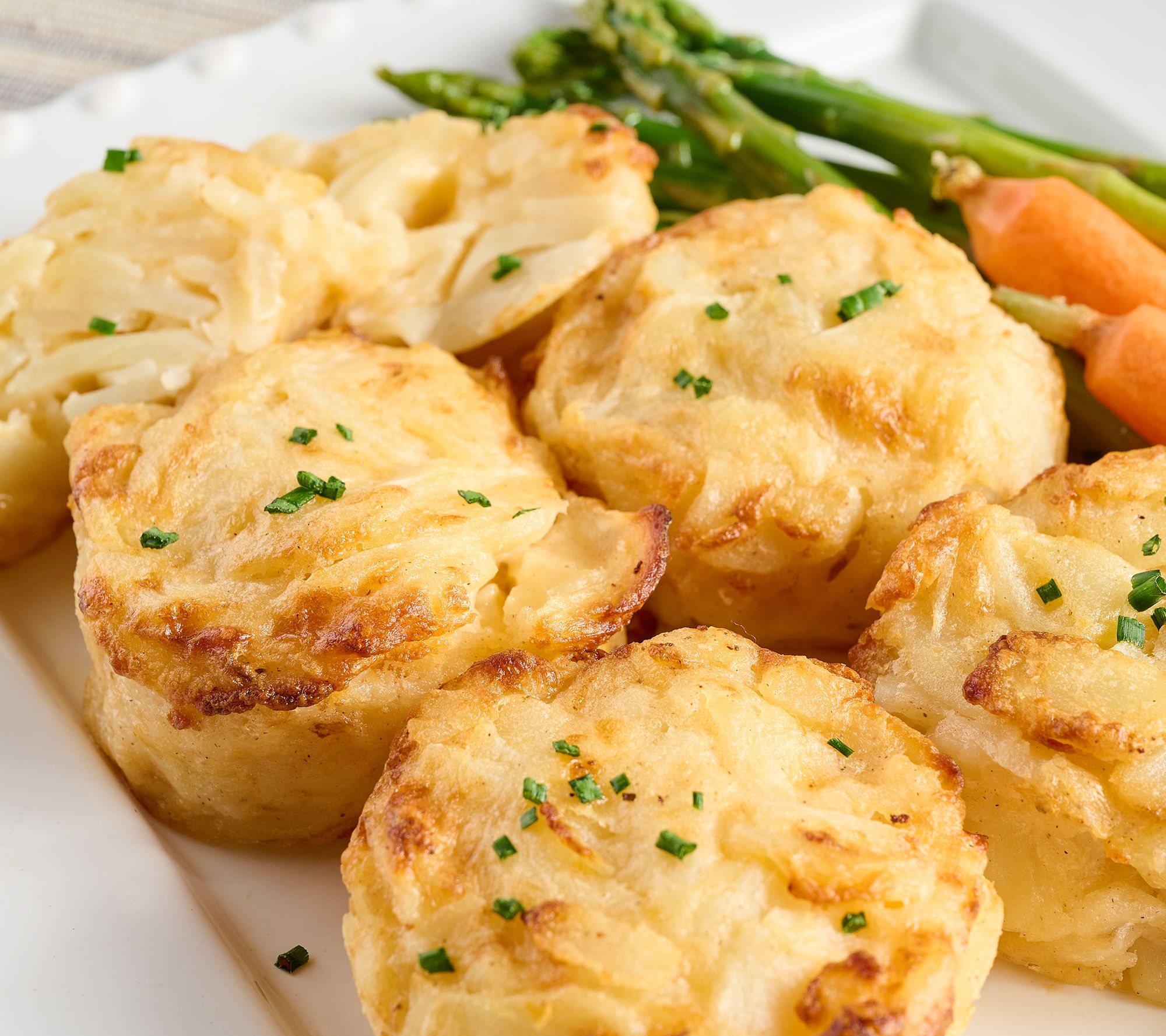 Oak Stove Kitchens 8 or 16-ct Potato Au Gratins - QVC.com