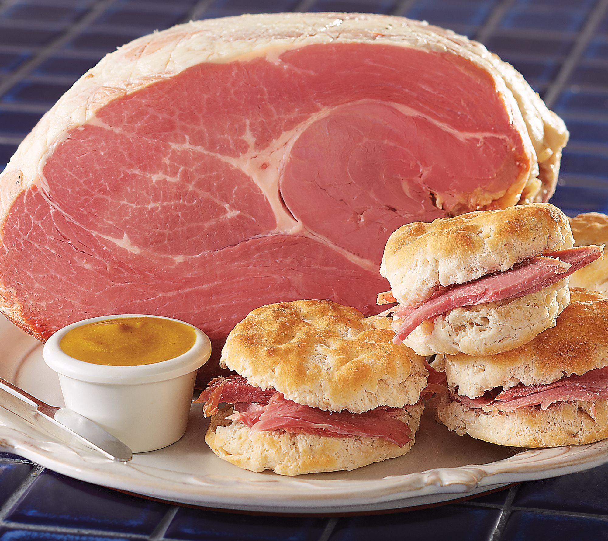 Smithfield 4-lb Smoked Aged Boneless Cooked Half Country Ham - QVC.com