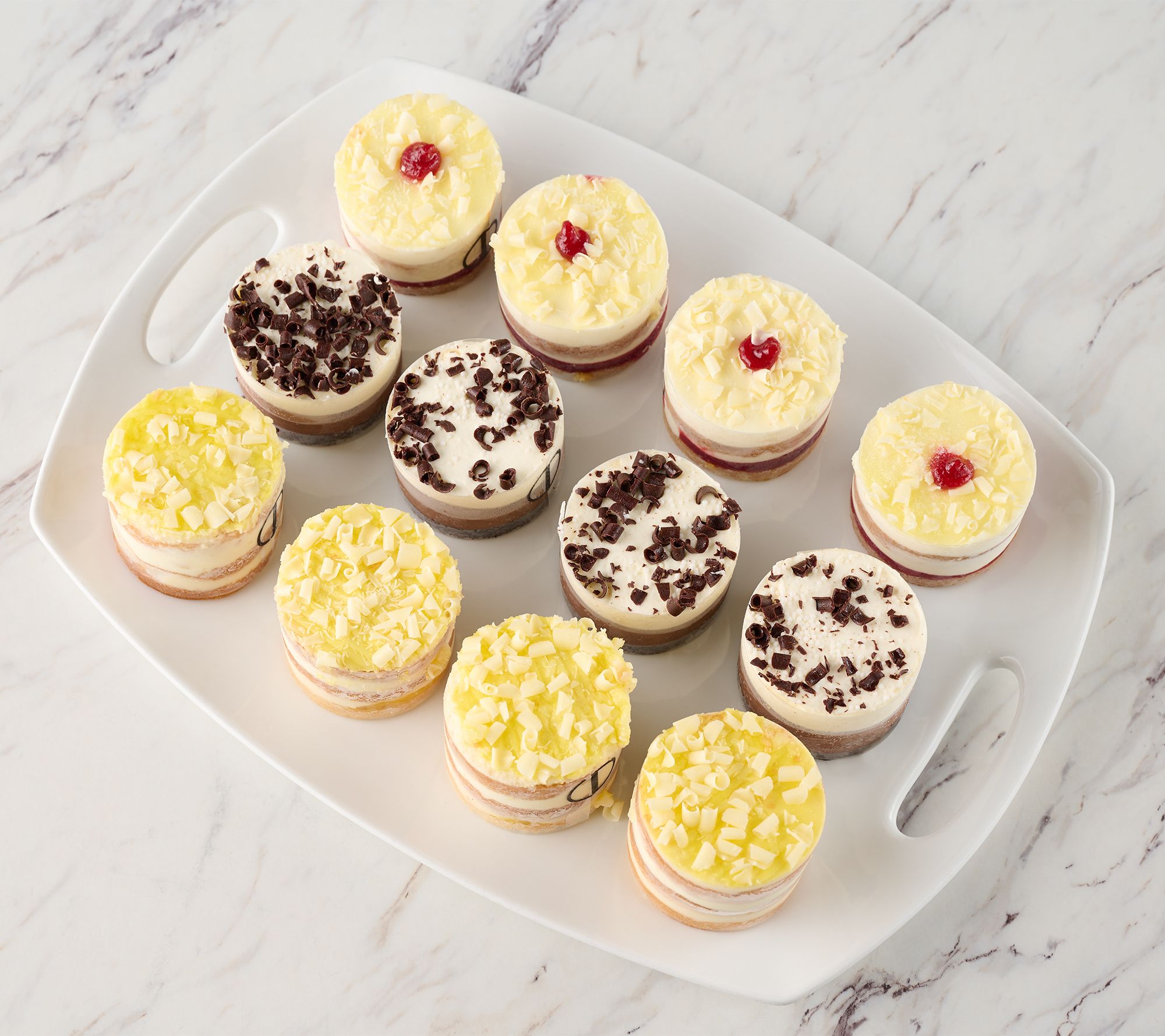 David's Cookies 12 Individual Hand Crafted Layer Cakes - QVC.com