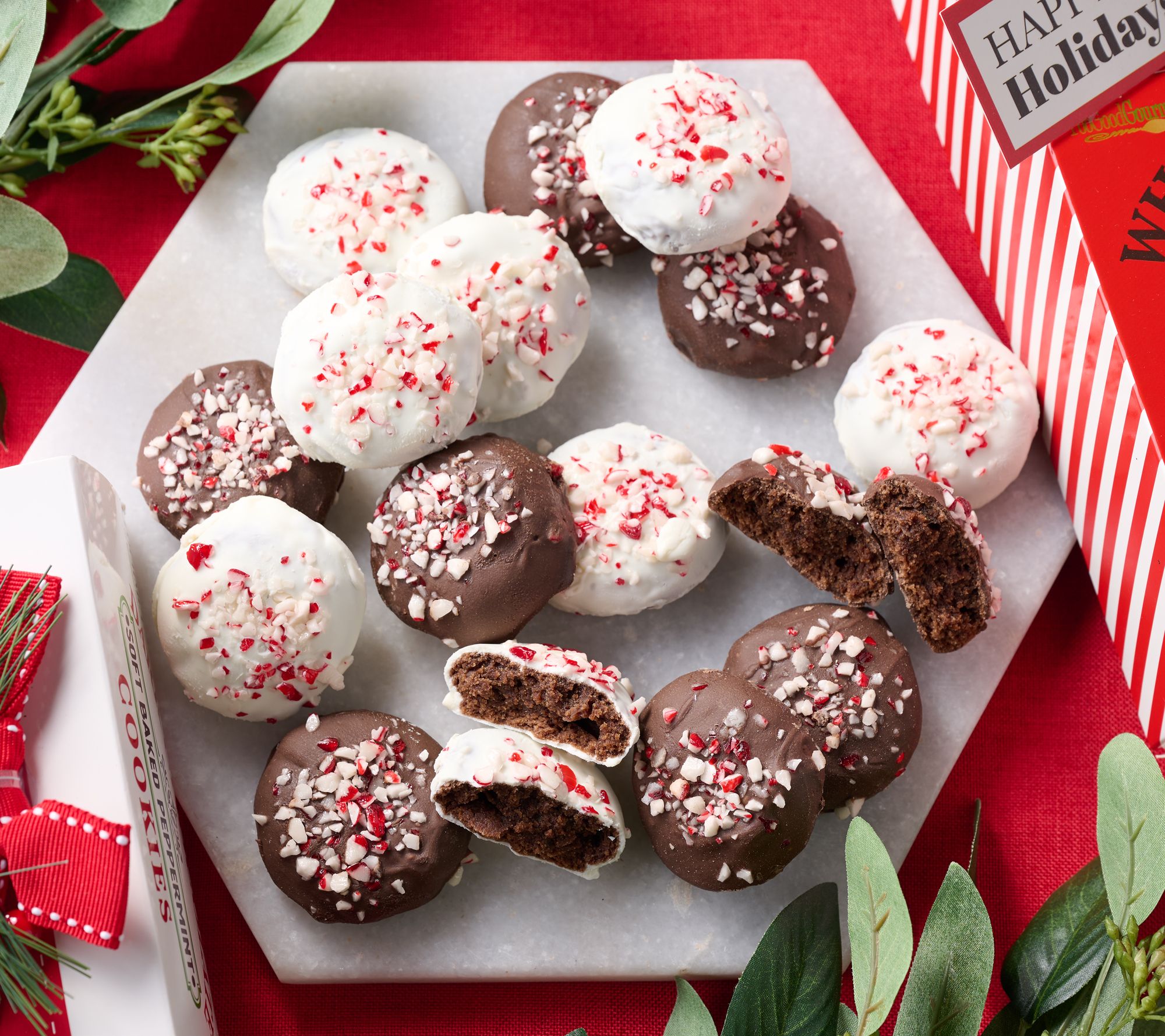 SH12/8 Too Good Gourmet 12oz Chocolate Enrobed Cookies in 2 Gift Boxes ...