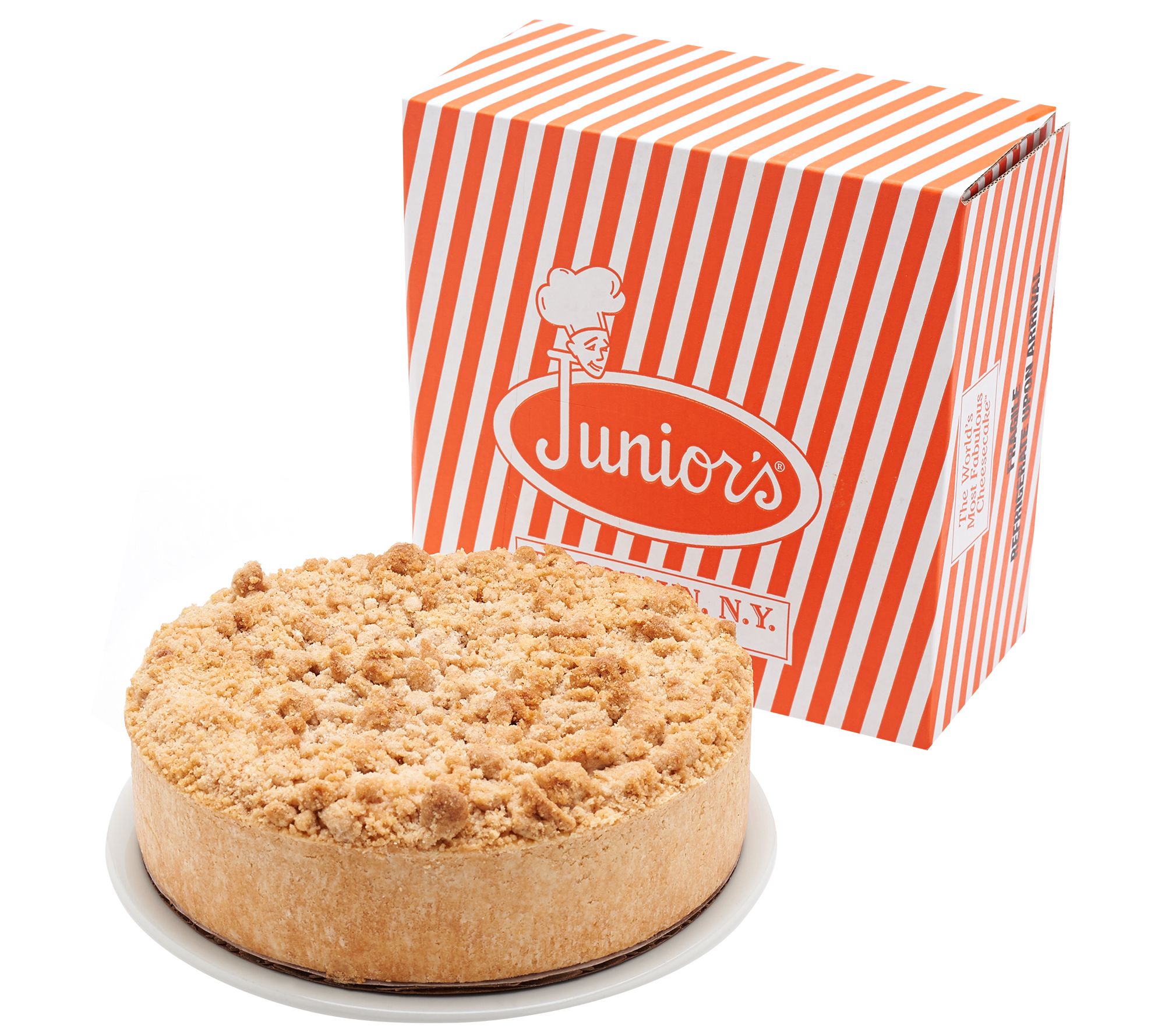 Junior's 3.5-lb Apple Pie Cheesecake - QVC.com