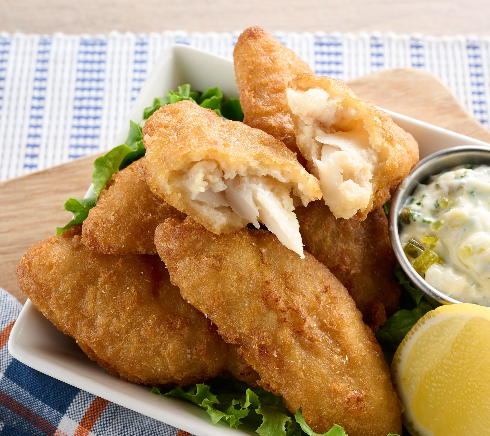 Anderson Seafood 3 or 6-lbs. of Wild-Caught Cod Fritters - QVC.com