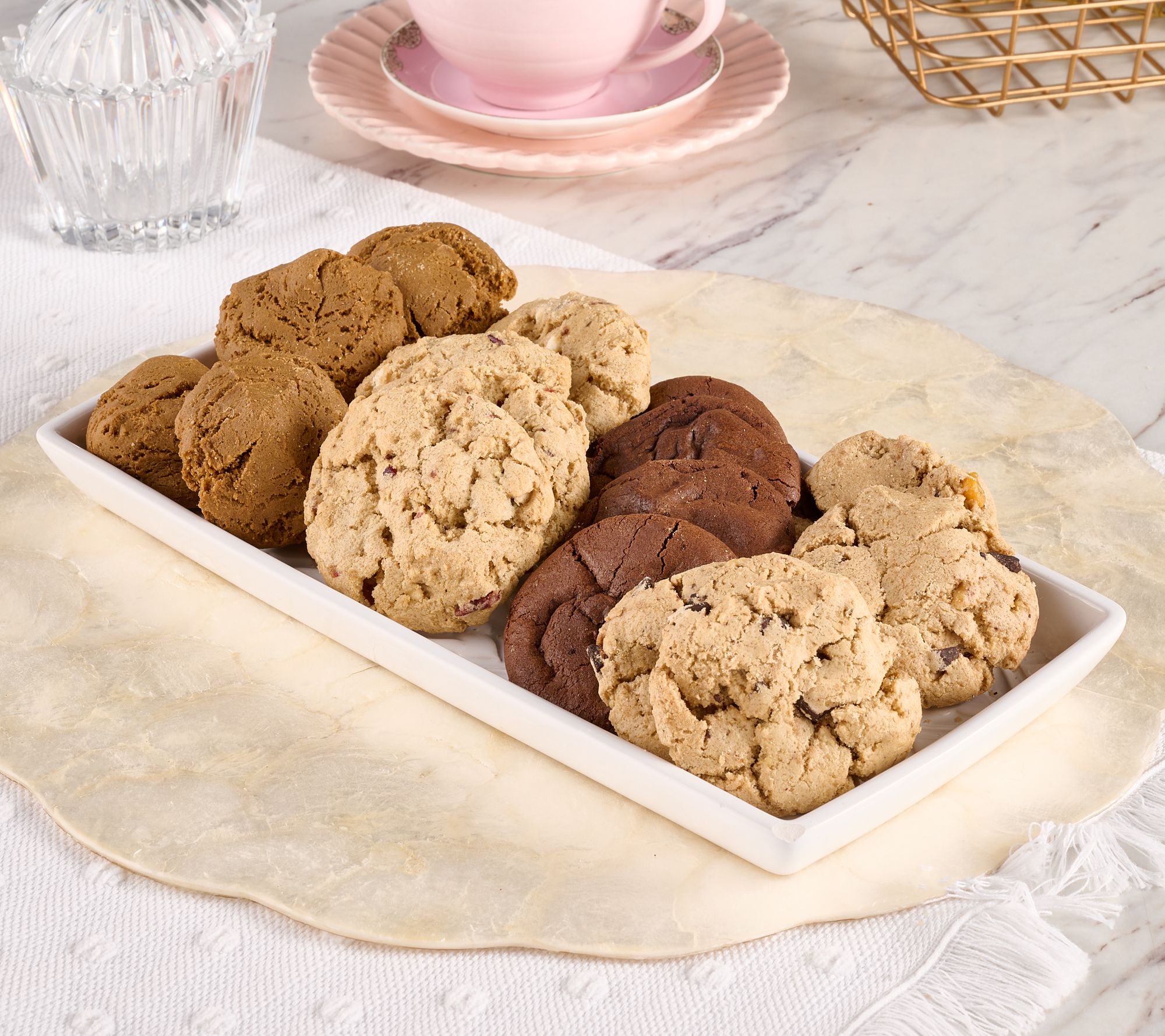 Taylor Chip 16 Count Hand Crafted Holiday Stuffed Cookies - QVC.com