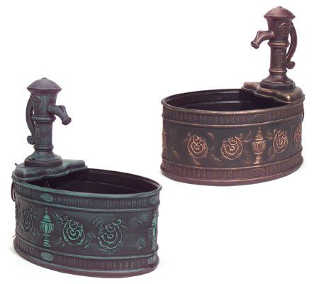 Calabria Self-Contained Fountain with Pump - QVC.com