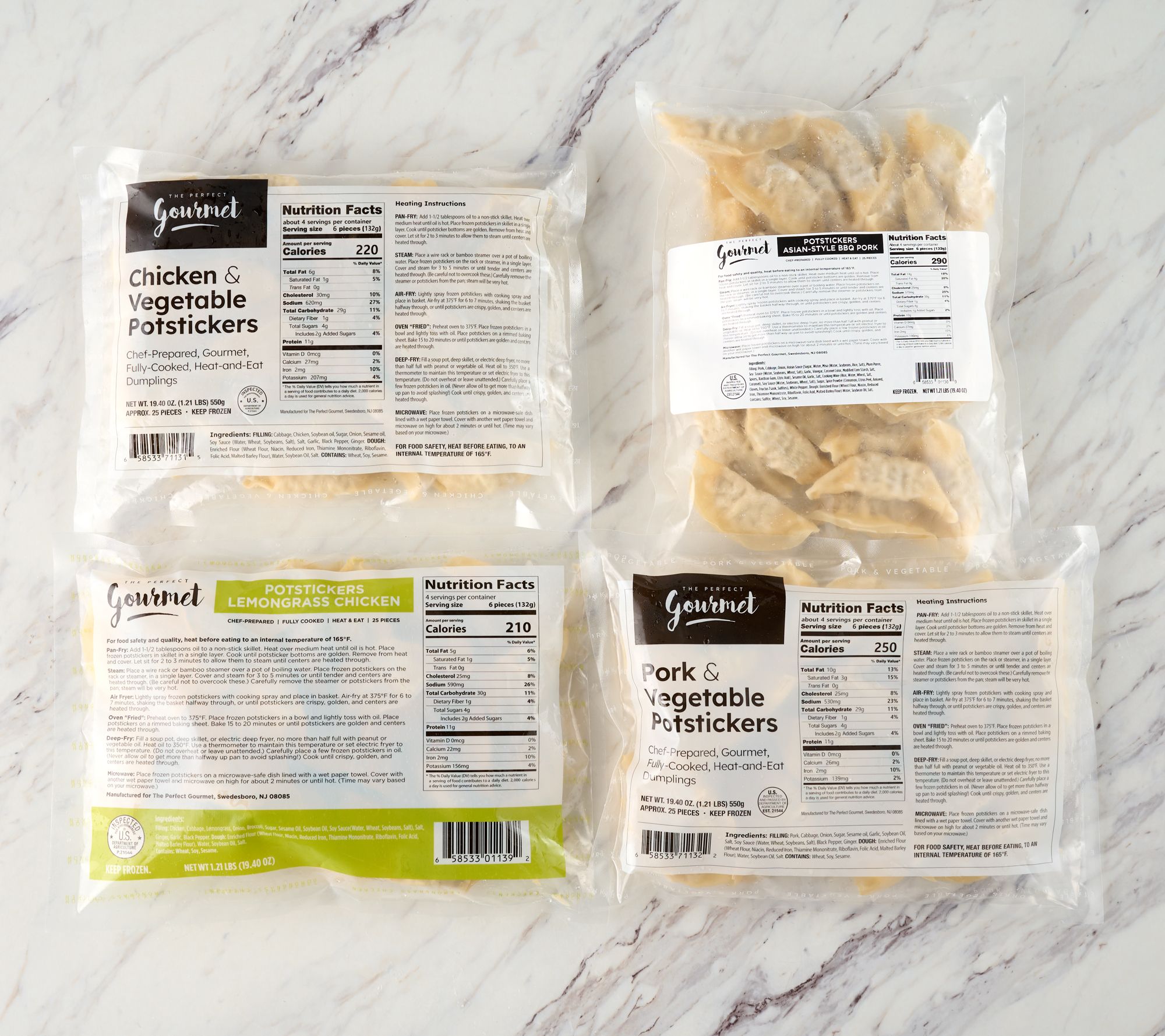 Perfect Gourmet 100-Piece Classic Sized Potstickers - QVC.com
